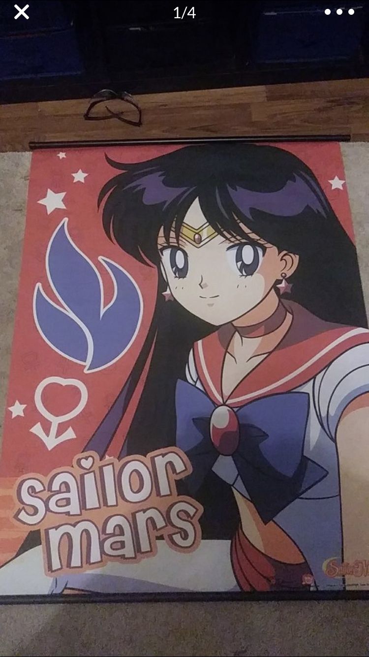 Sailor moon sailor mars wall scroll for Sale in Kennedale, TX - OfferUp