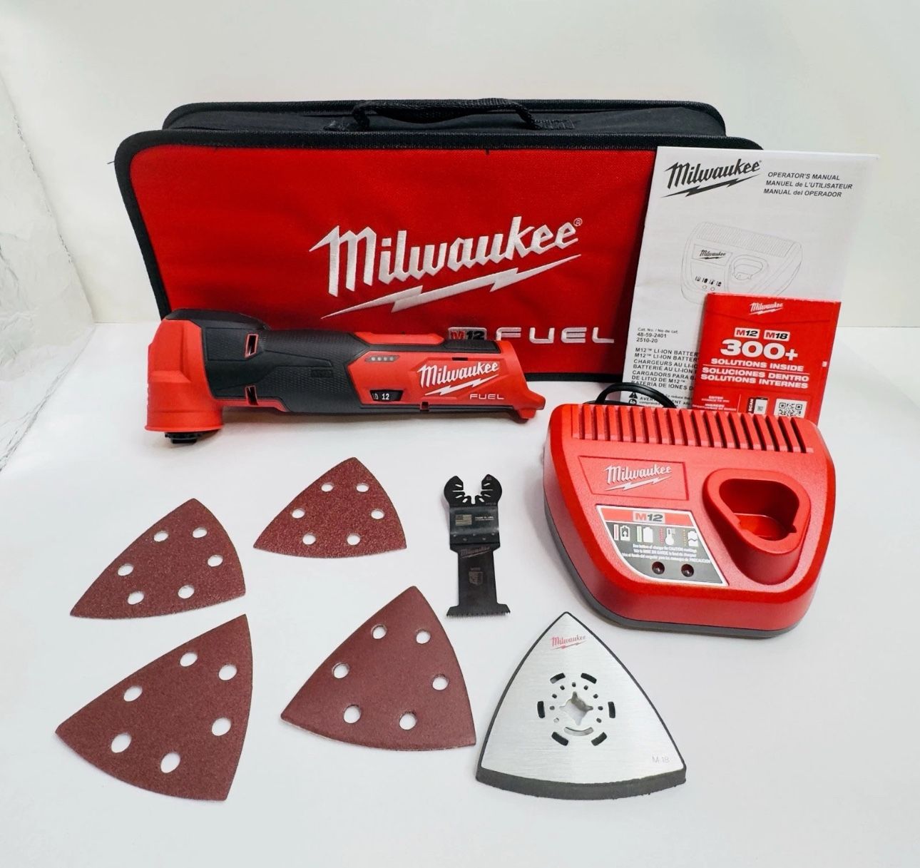 Milwaukee Tool 2526-20 Milwaukee M12 FUEL Oscillating Multi-Tool Kit ...