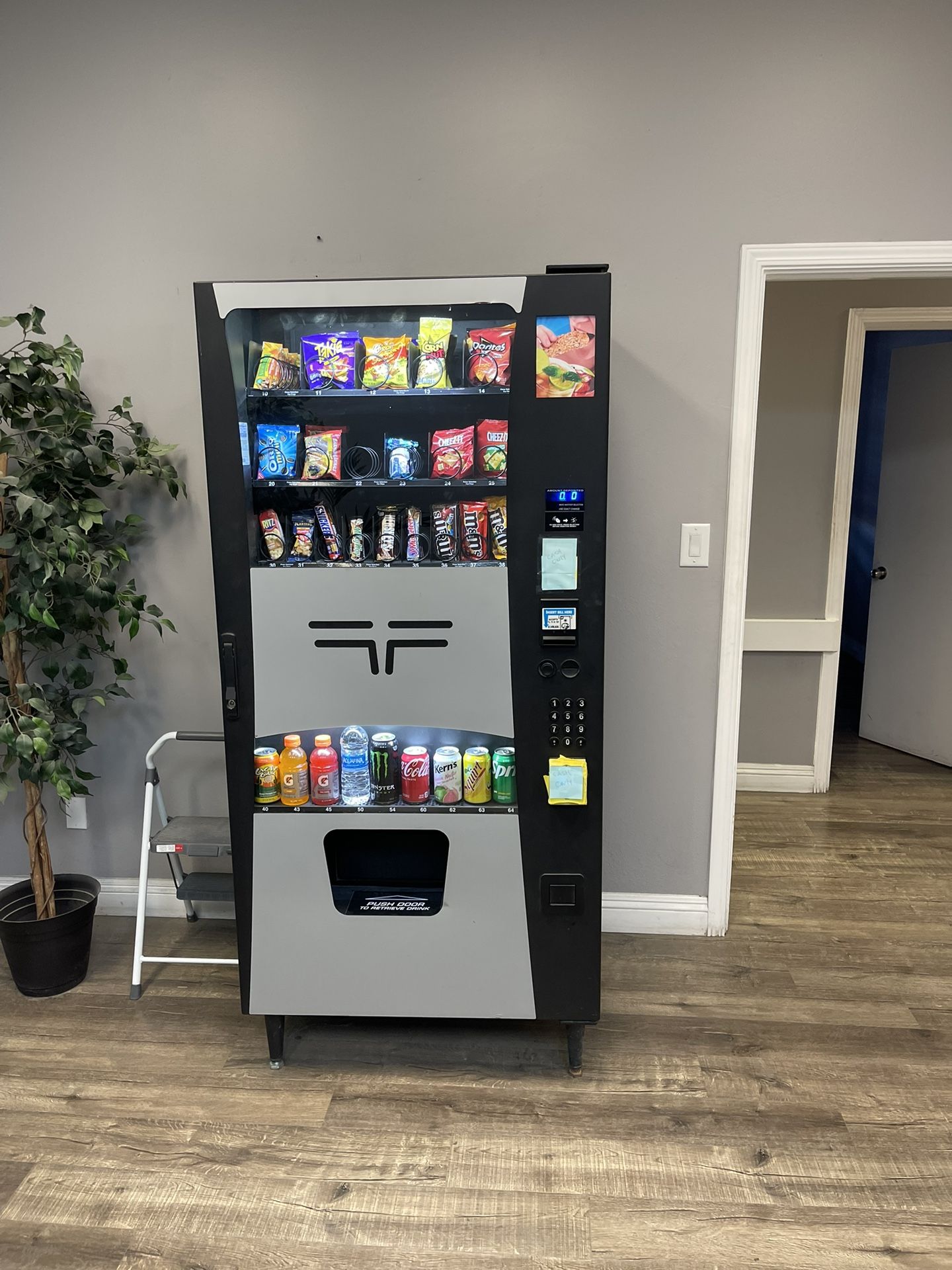 Combo Vending Machine With Location In Riverside Snacks And Soda for ...