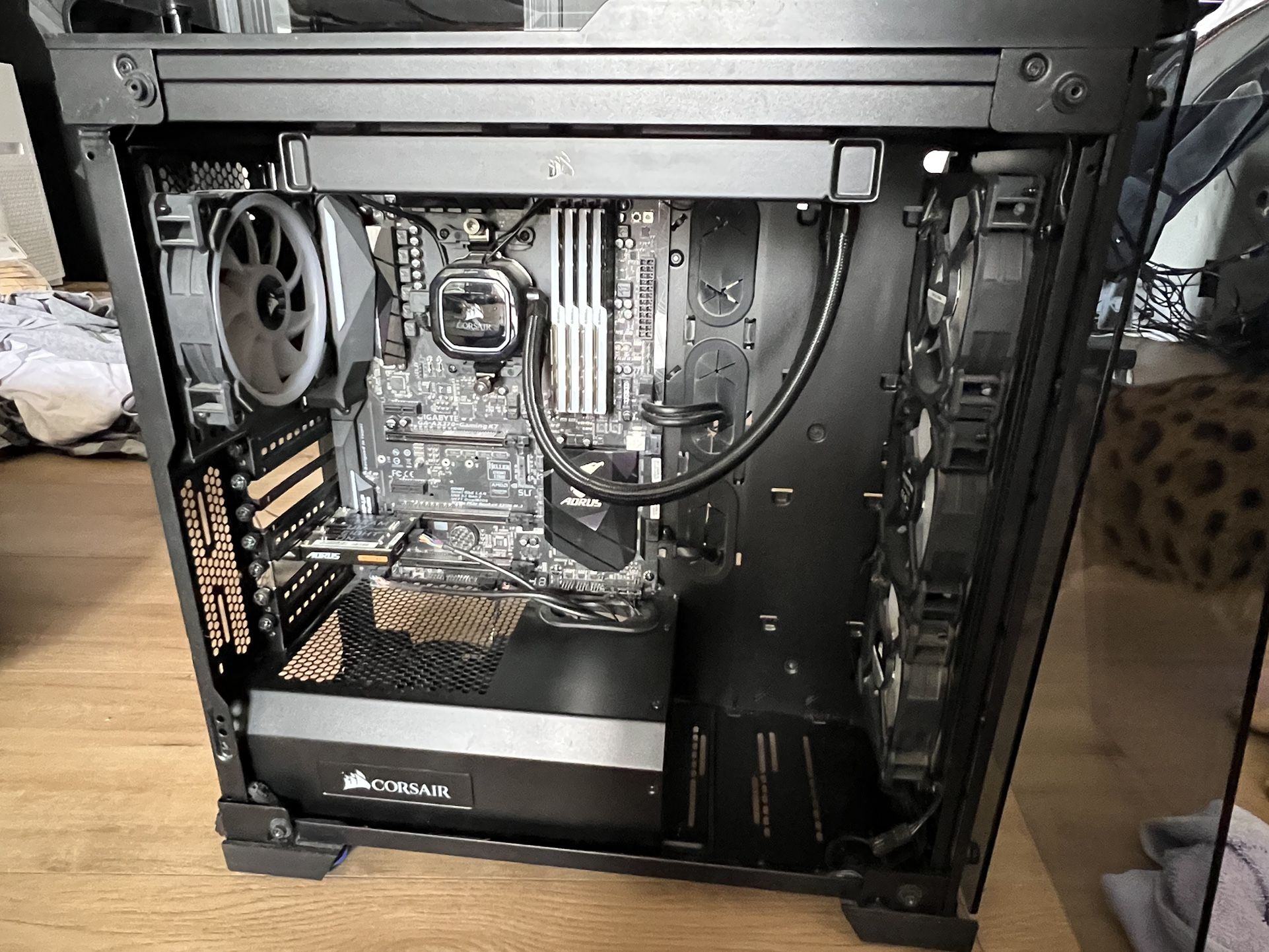 Pc Parts , Part Out Or As Whole , 1800x, Aorus X370 , Corsair Aio ...