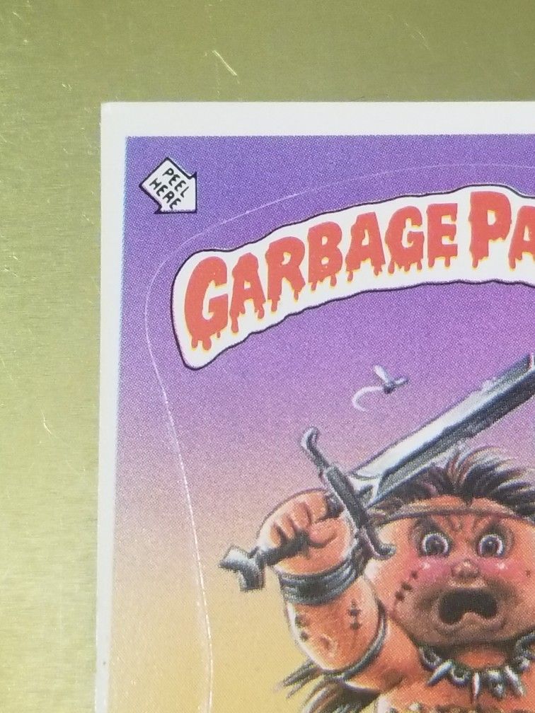 ~1sT SERIES (#33b)~ 1985 GARBAGE PAIL KIDS~ SAVAGE STUART ~ (*MATTE ...