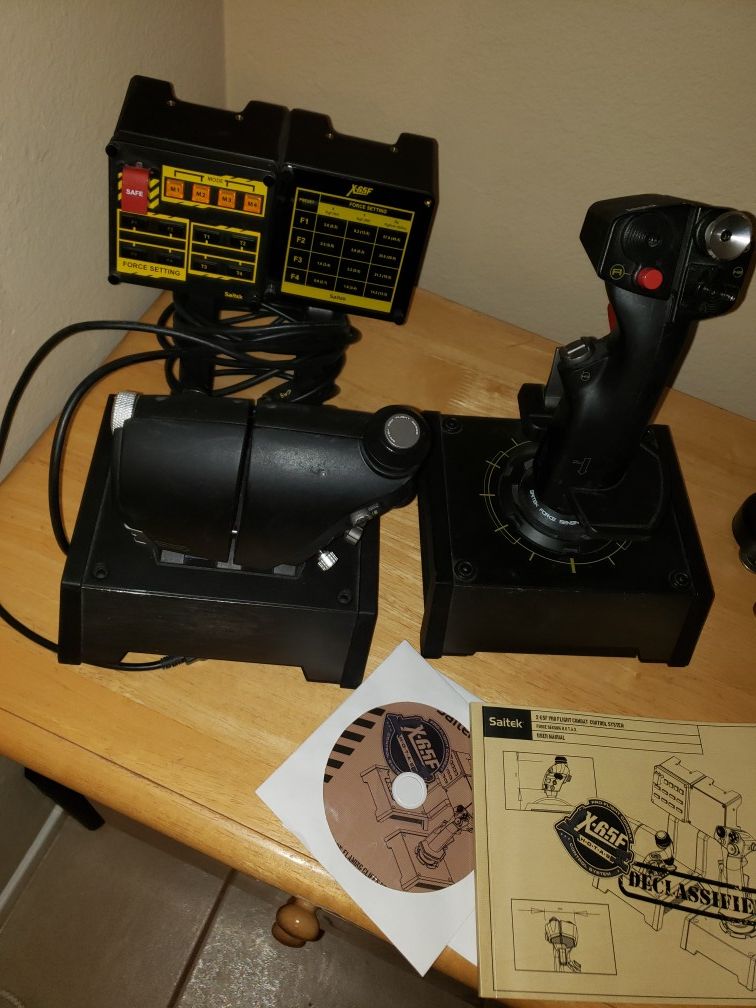 saitek x65f pro flight control system for Sale in Las Vegas, NV - OfferUp