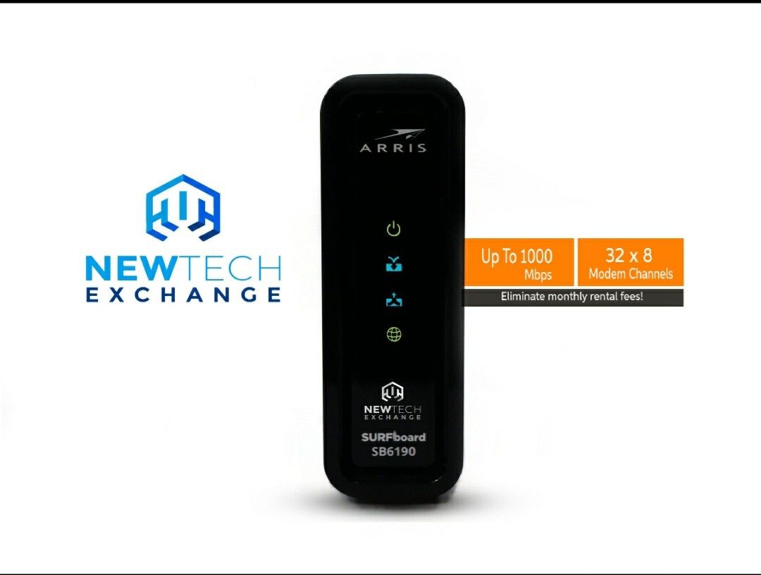 ARRIS SB6190 Cable Modem | Includes bitware 1.0.5.9 for Sale in ...