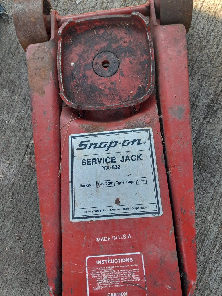 Snap On Floor Jack YA632 Rare Collectible for Sale in Tacoma, WA - OfferUp