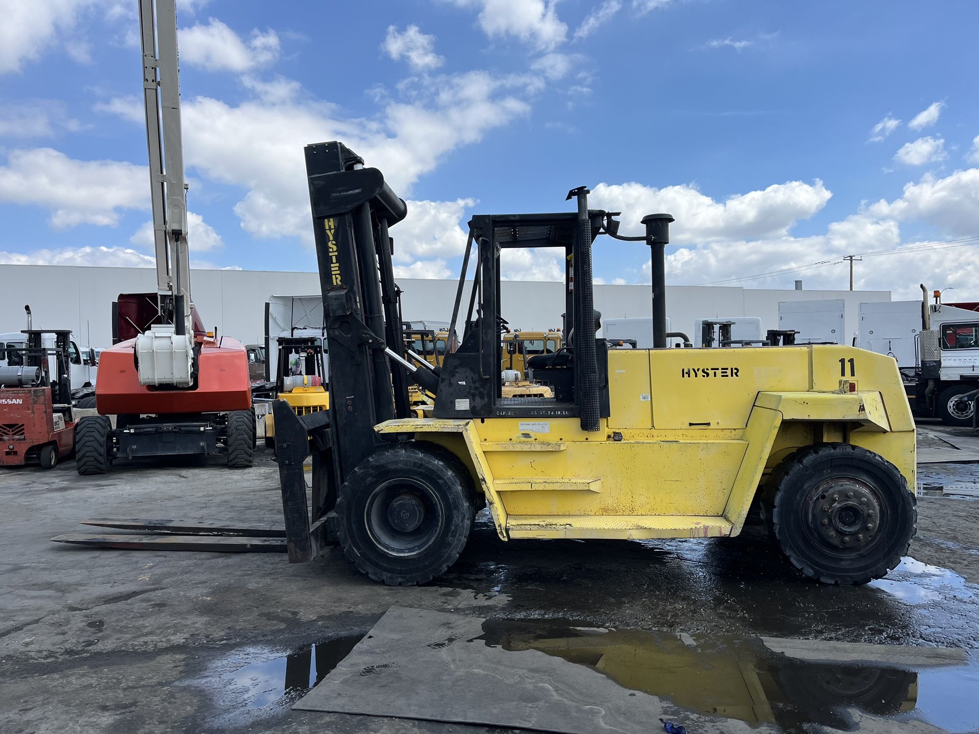 2001 Hyster H360xl 36,000 Lbs Perkins Diesel 96 Forks 3 Speed Auto ...