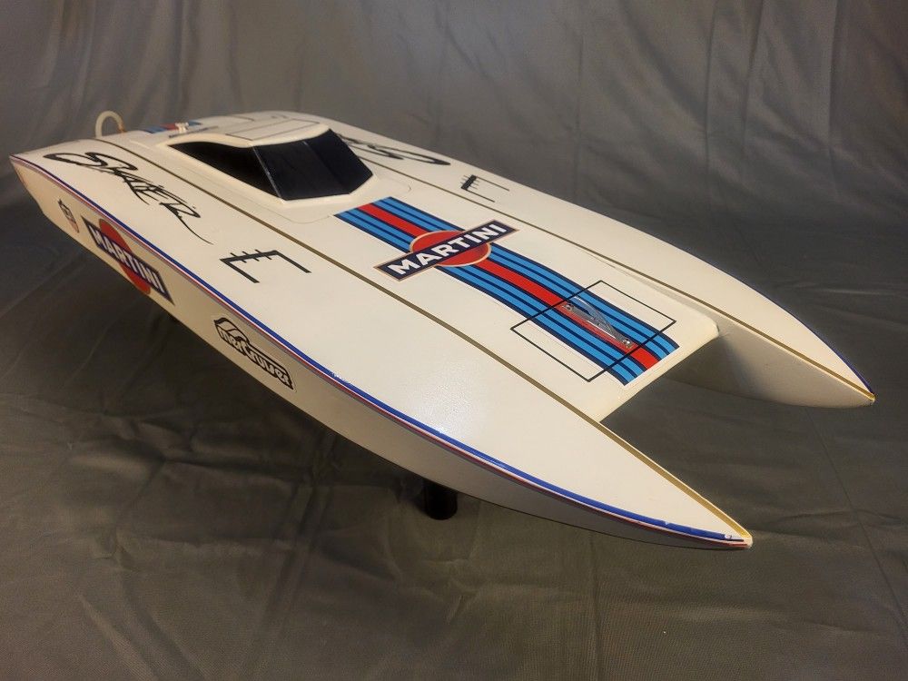 Custom Wooden 32 Inch Inboard Catamaran R/C Racing Boat for Sale in ...