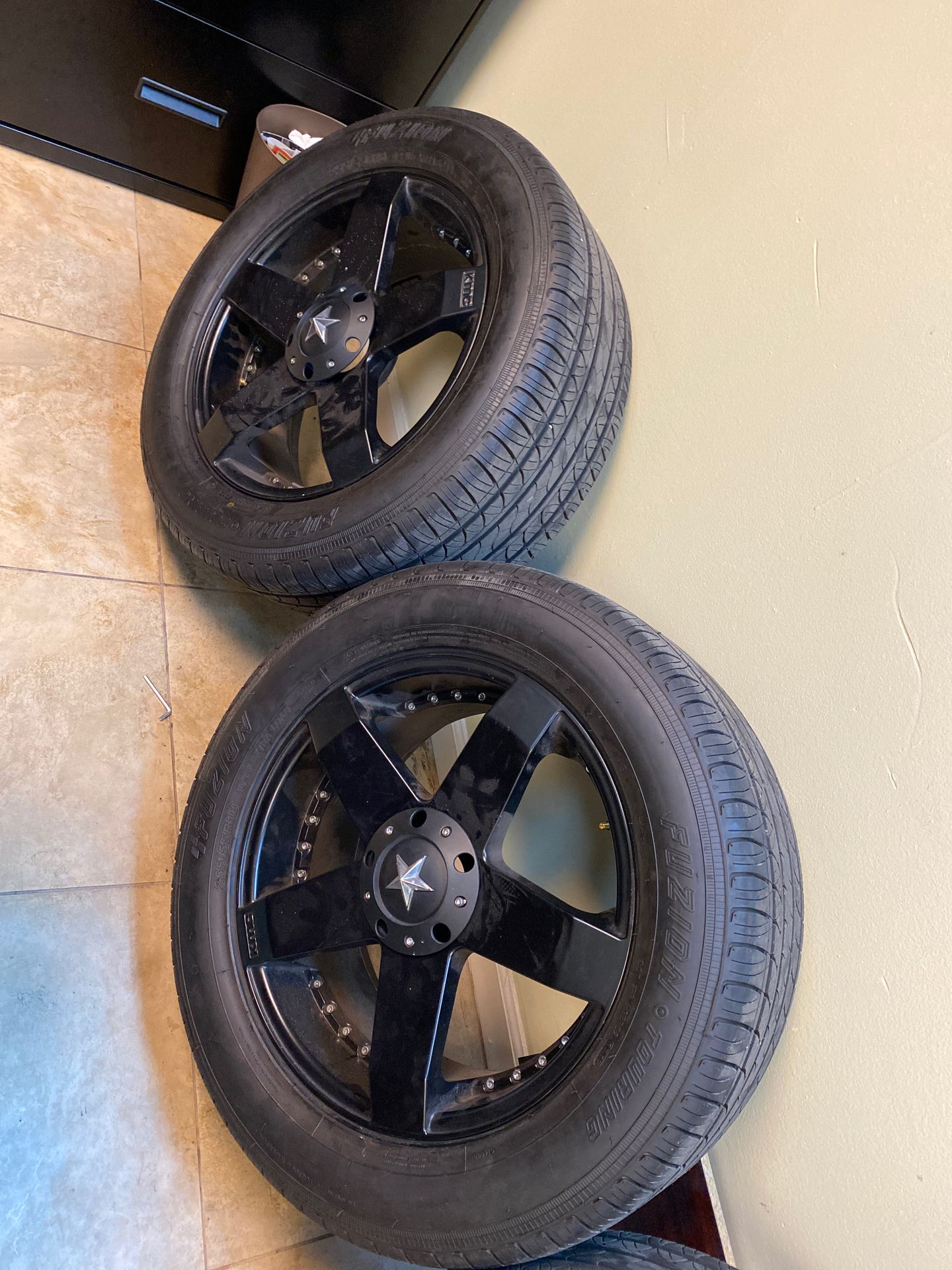 KMC 18 inch truck wheels for Sale in Miramar, FL - OfferUp