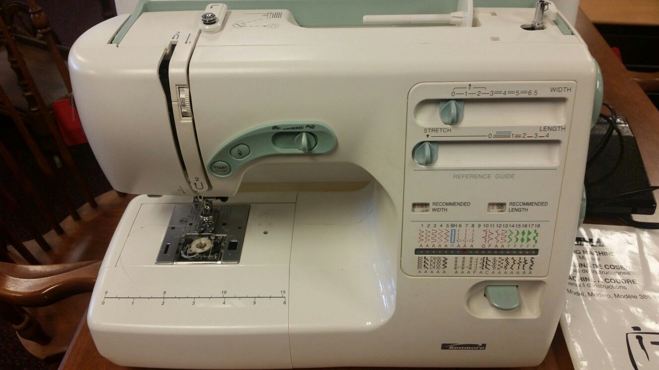 Kenmore Sewing machine model 385.16231300 tested and working with pedal ...