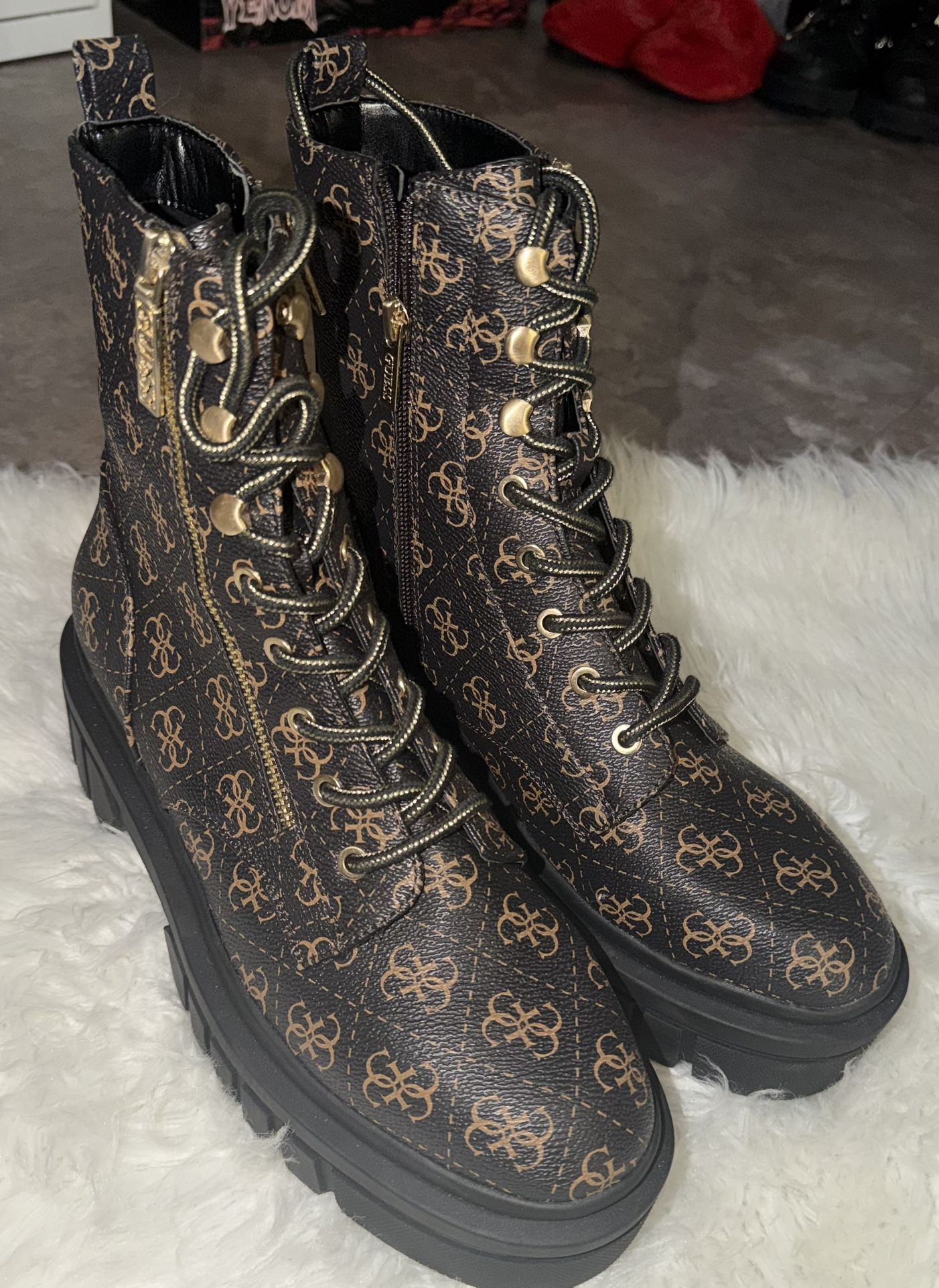 Guess Designer Monogram Boots for Sale in La Mesa, CA - OfferUp