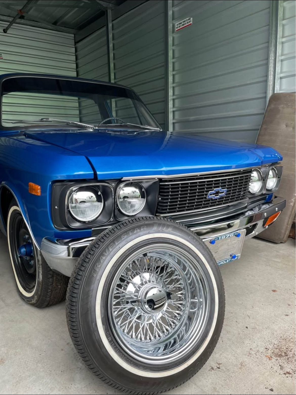 13x7 Cross lace wire wheels for Sale in Anaheim, CA - OfferUp