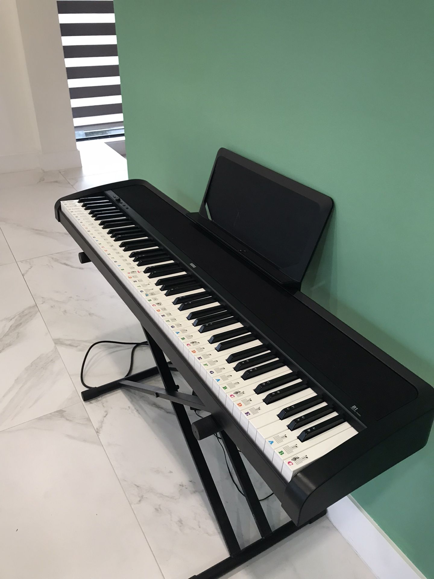 Digital Piano Korg B1 88 Keys with stand for Sale in Miami, FL - OfferUp