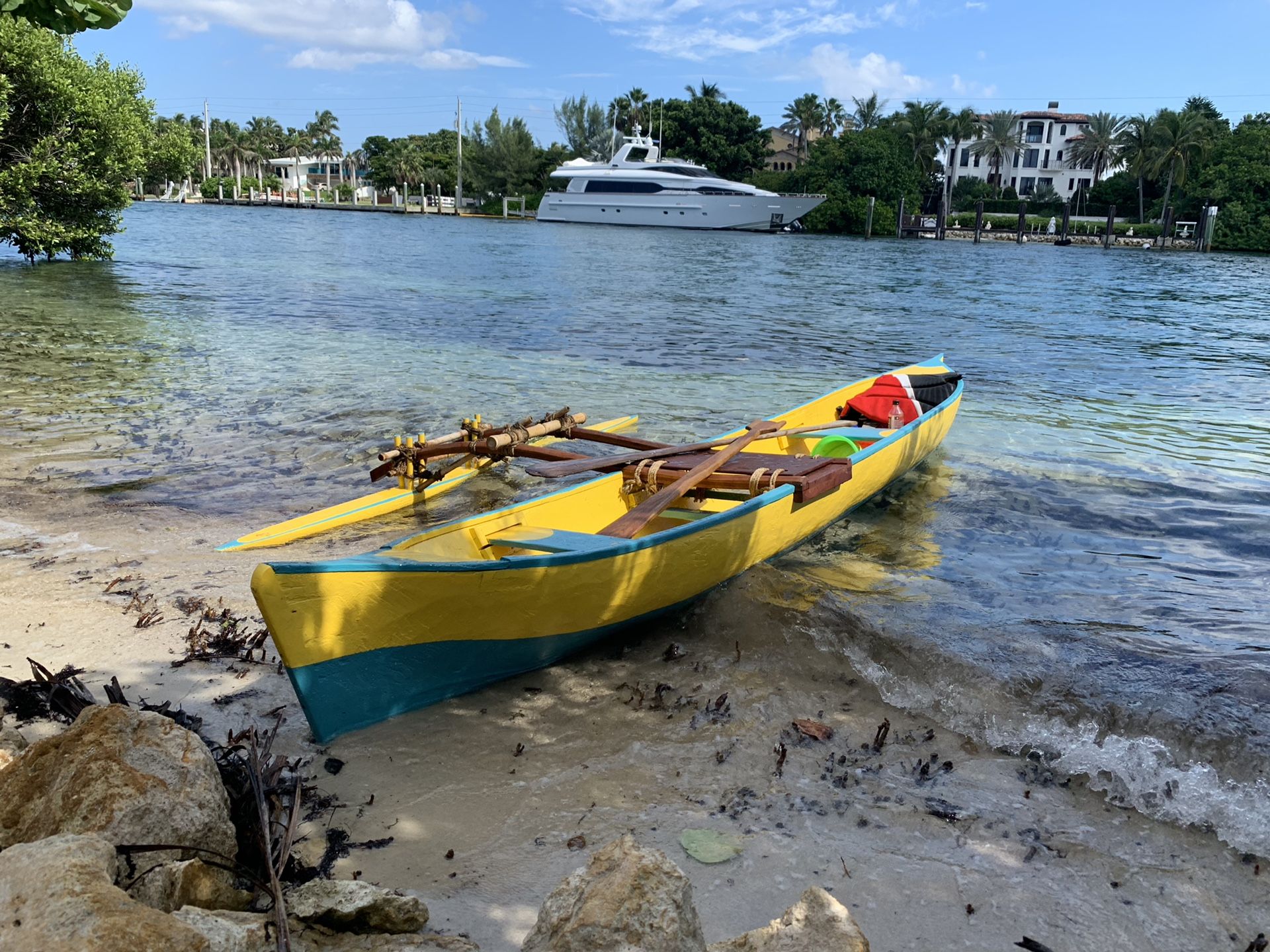 1955 Honduras dugout, Polynesia ama canoe for Sale in Fort Lauderdale ...