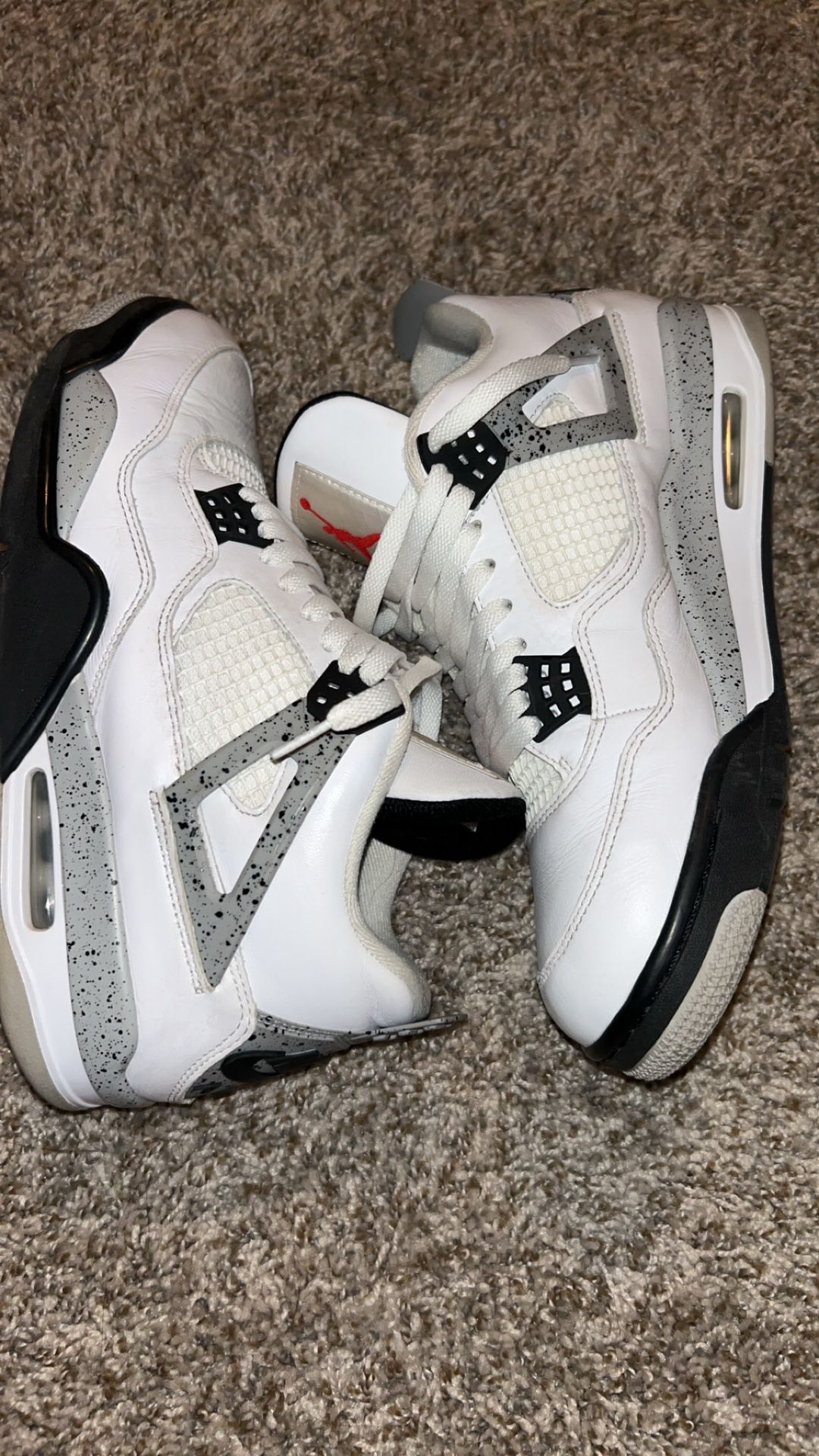 Nike Jordan 4 White cement for Sale in San Antonio, TX - OfferUp