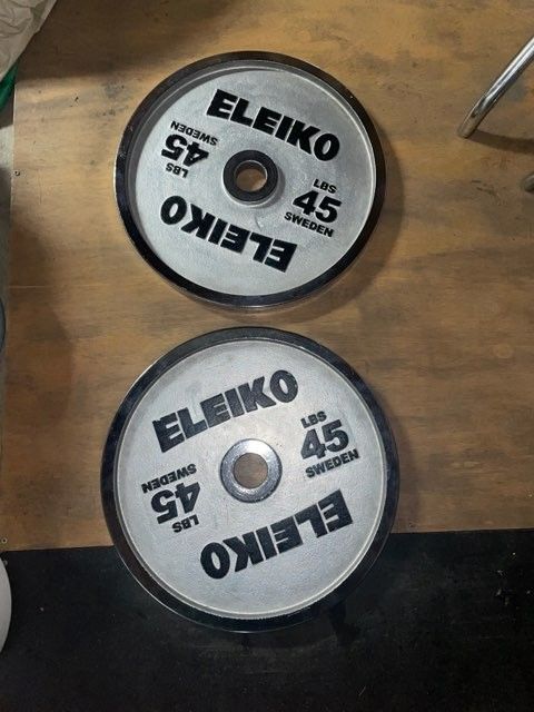 Eleiko Chrome 45 Lb Calibrated Steel Plate for Sale in Covina, CA - OfferUp