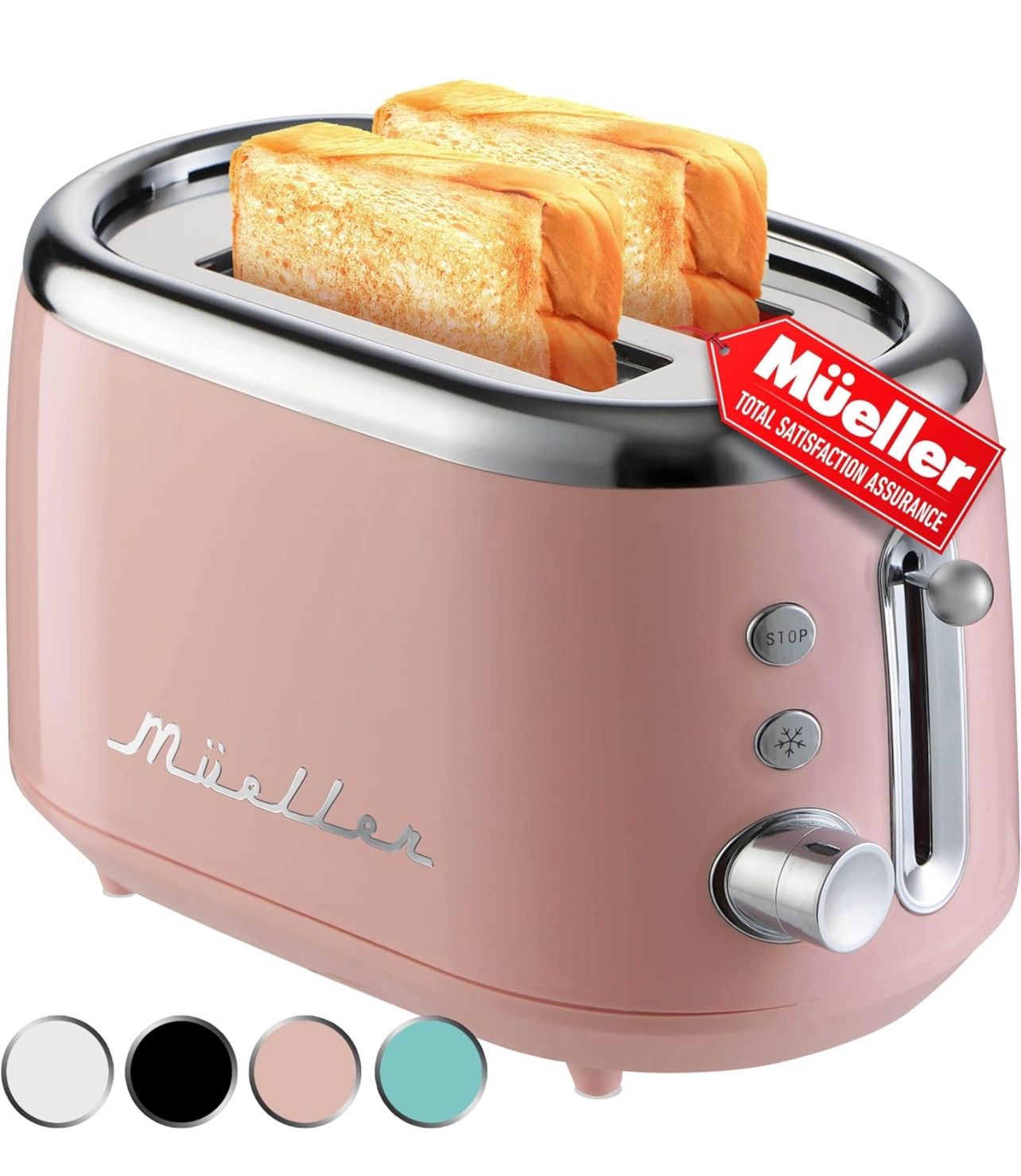 Pink Mueller Retro Toaster for Sale in Fort Worth, TX - OfferUp