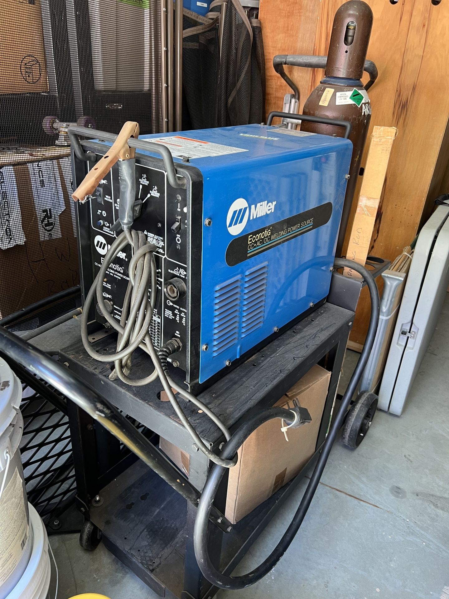 Miller Econotig TIG Welder With Cart Used 2 Times for Sale in La Costa ...