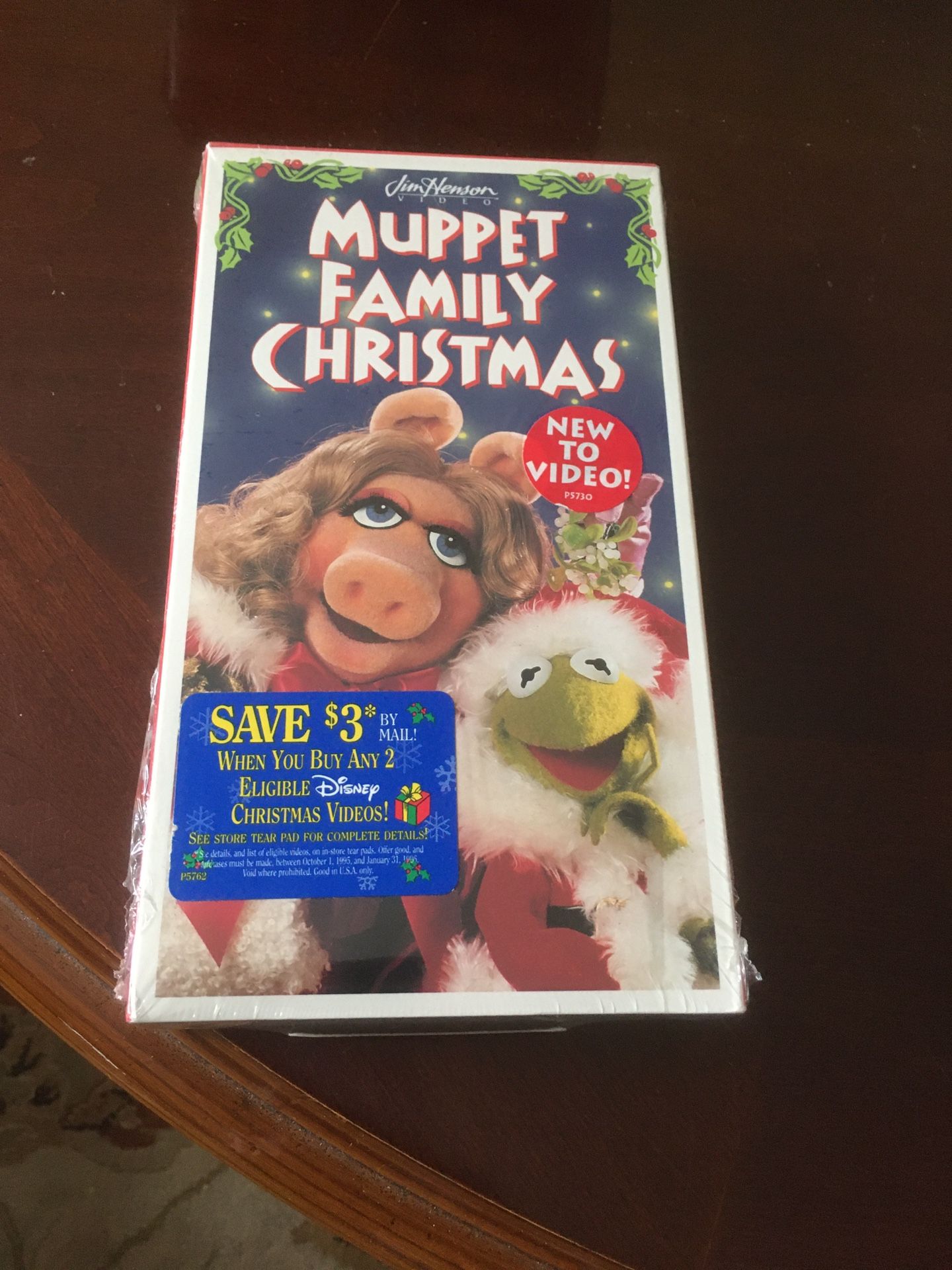 Muppet Family Christmas VHS Kermit Miss Piggy Fozzie Jim Henson 1995 ...