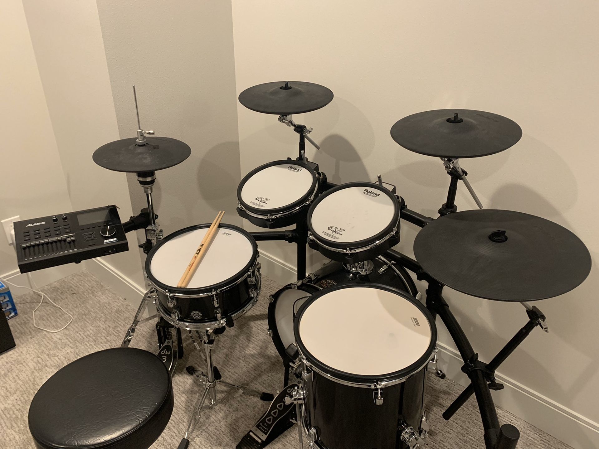 alesis strike pro/atv drums for Sale in Edgewood, WA - OfferUp
