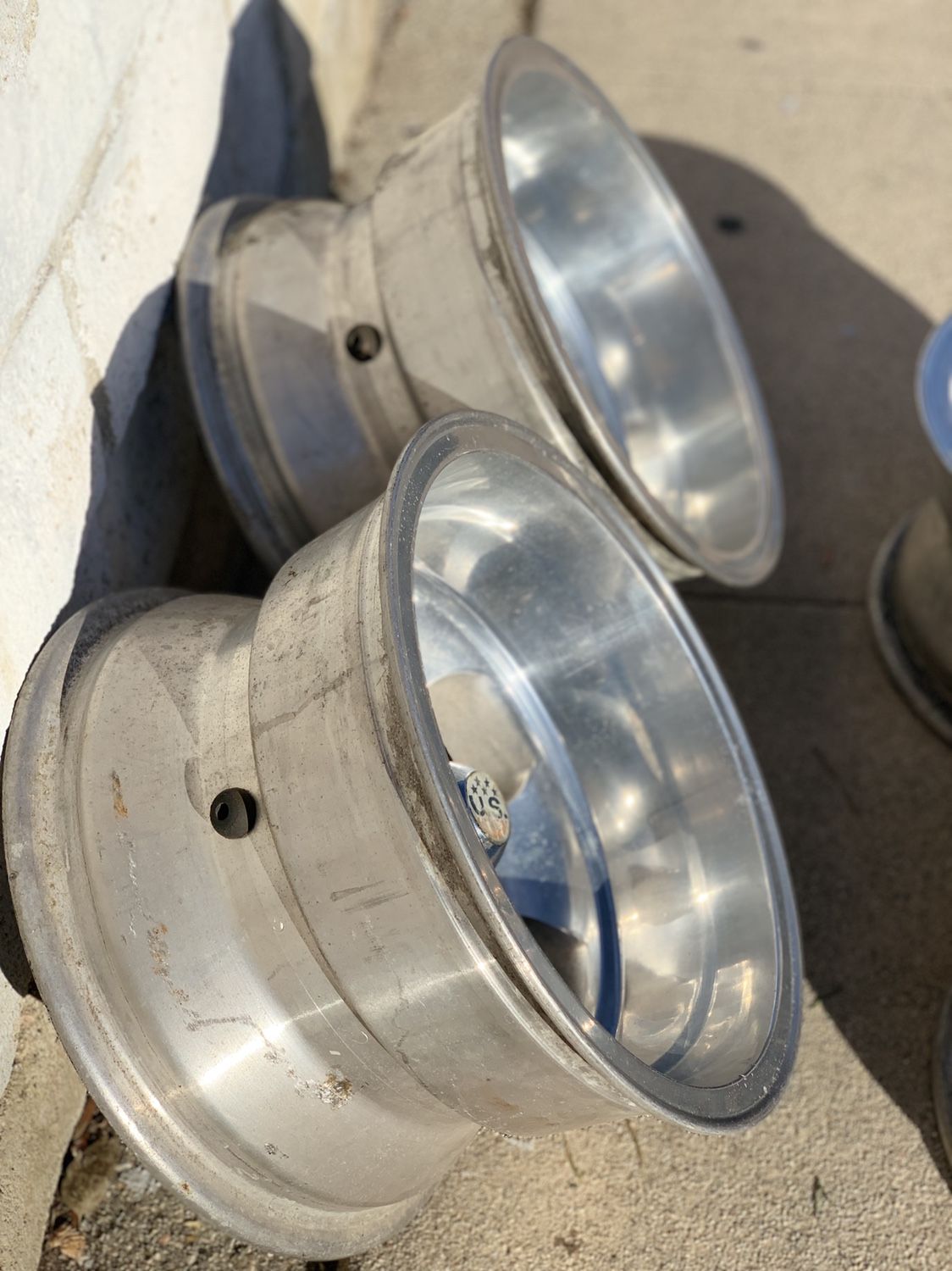 13”X7” And 13”X8” US Indy mag Racing Aluminum Vintage Rims 4 Lug for ...