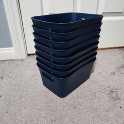 8 Navy Blue Storage Containers/Bins for Sale in Las Vegas, NV - OfferUp