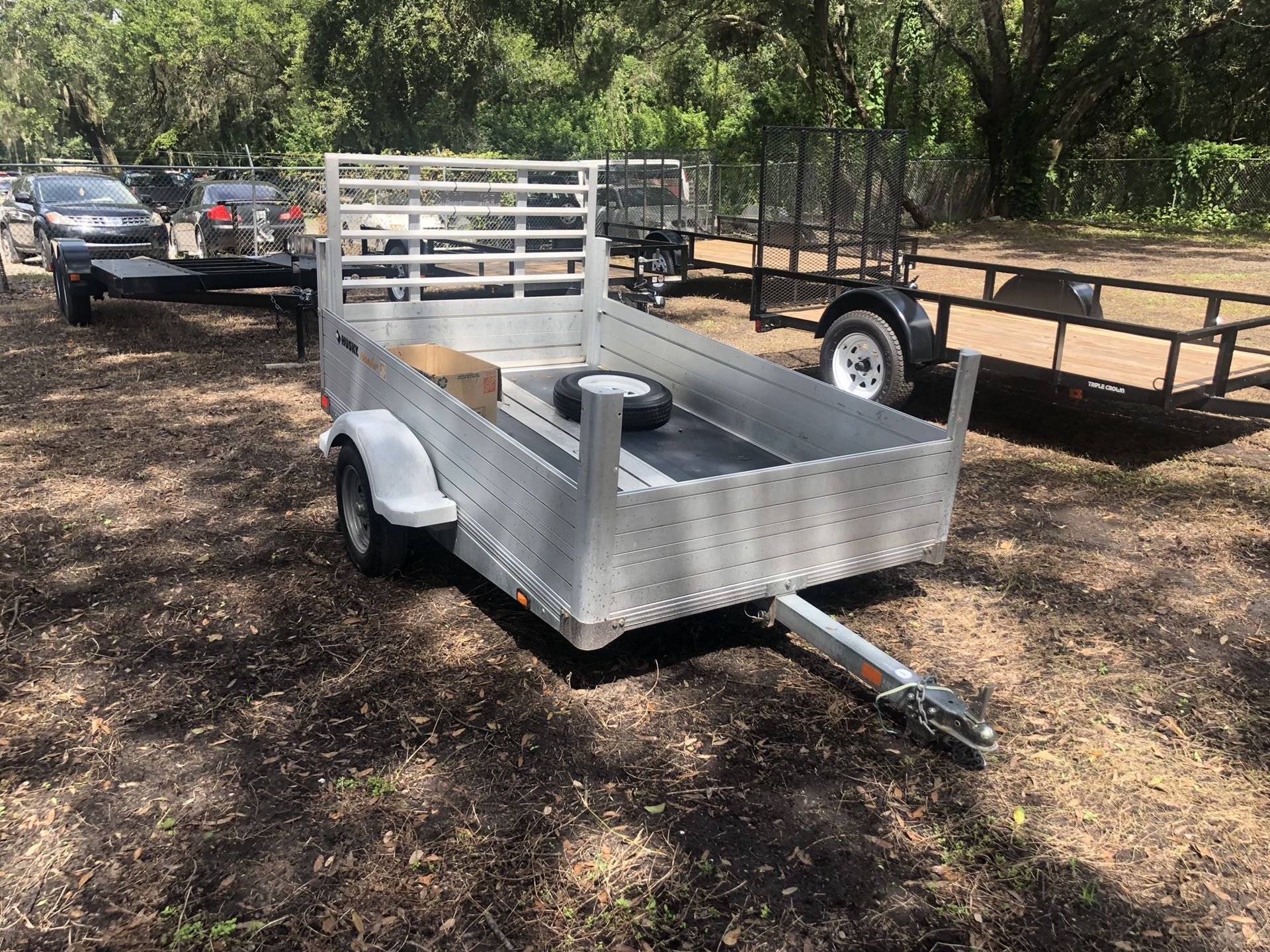 2006 5x8 SA all aluminum utility trailer Husky Hauler for Sale in Tampa ...