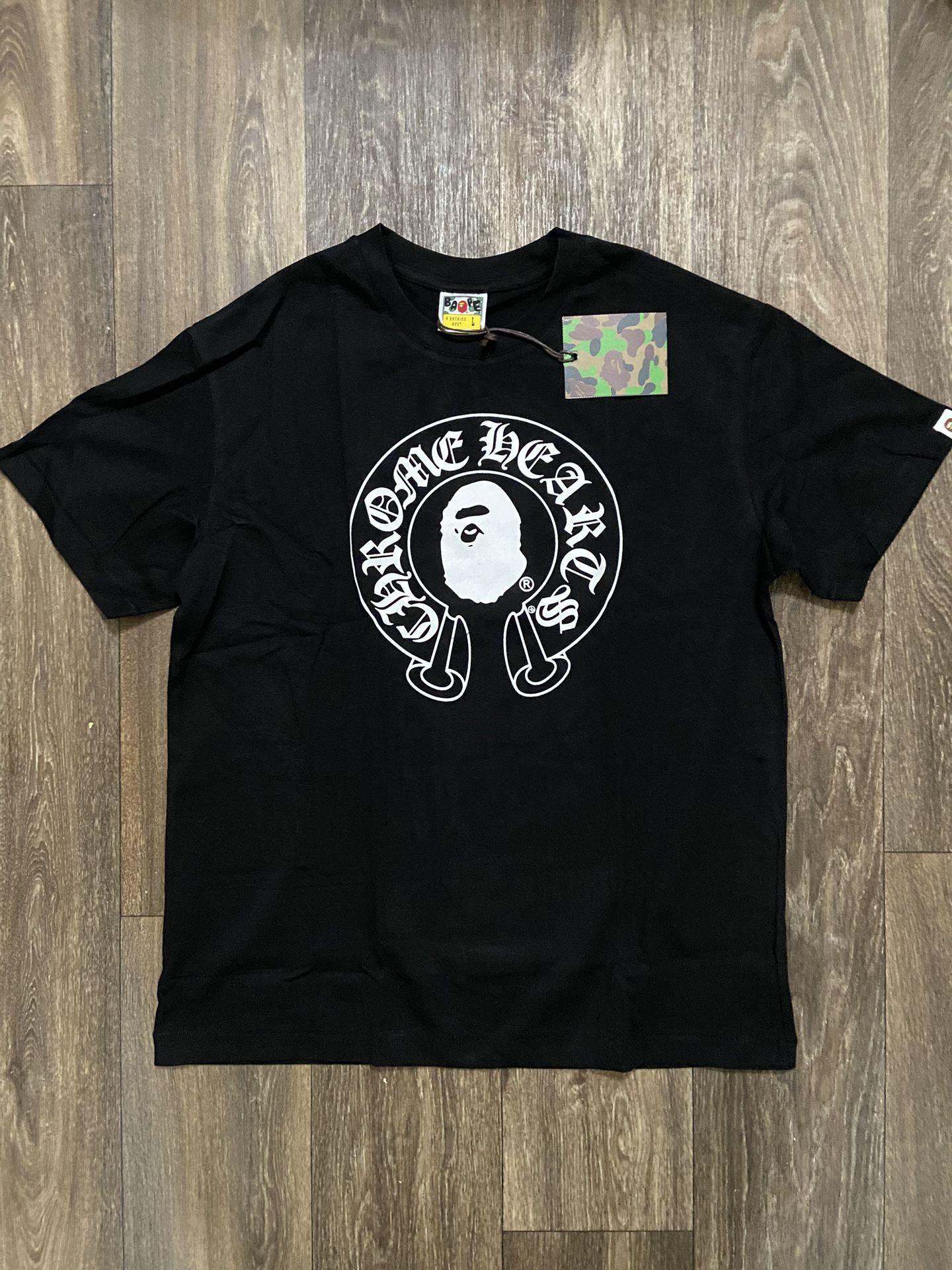 Chrome hearts Bape baby milo tee black for Sale in San Diego, CA - OfferUp