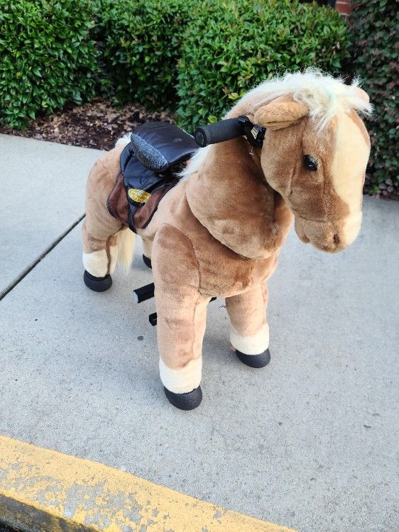 Little Tikes Giddy Up "N Go Plush Pony Horse Ride On Toy For Toddler ...