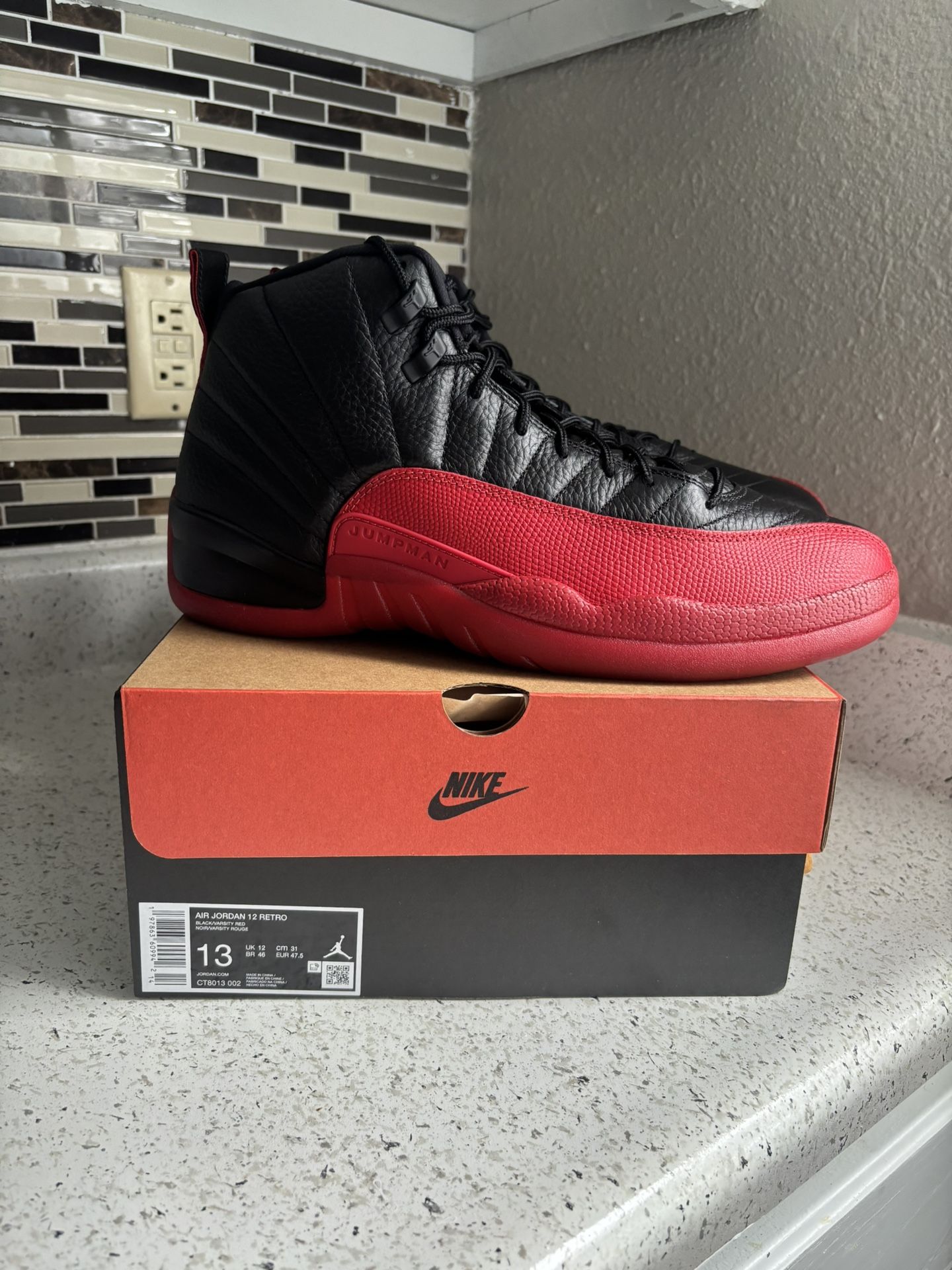 Jordan 12 Retro Flu Game-size 13M for Sale in San Antonio, TX - OfferUp
