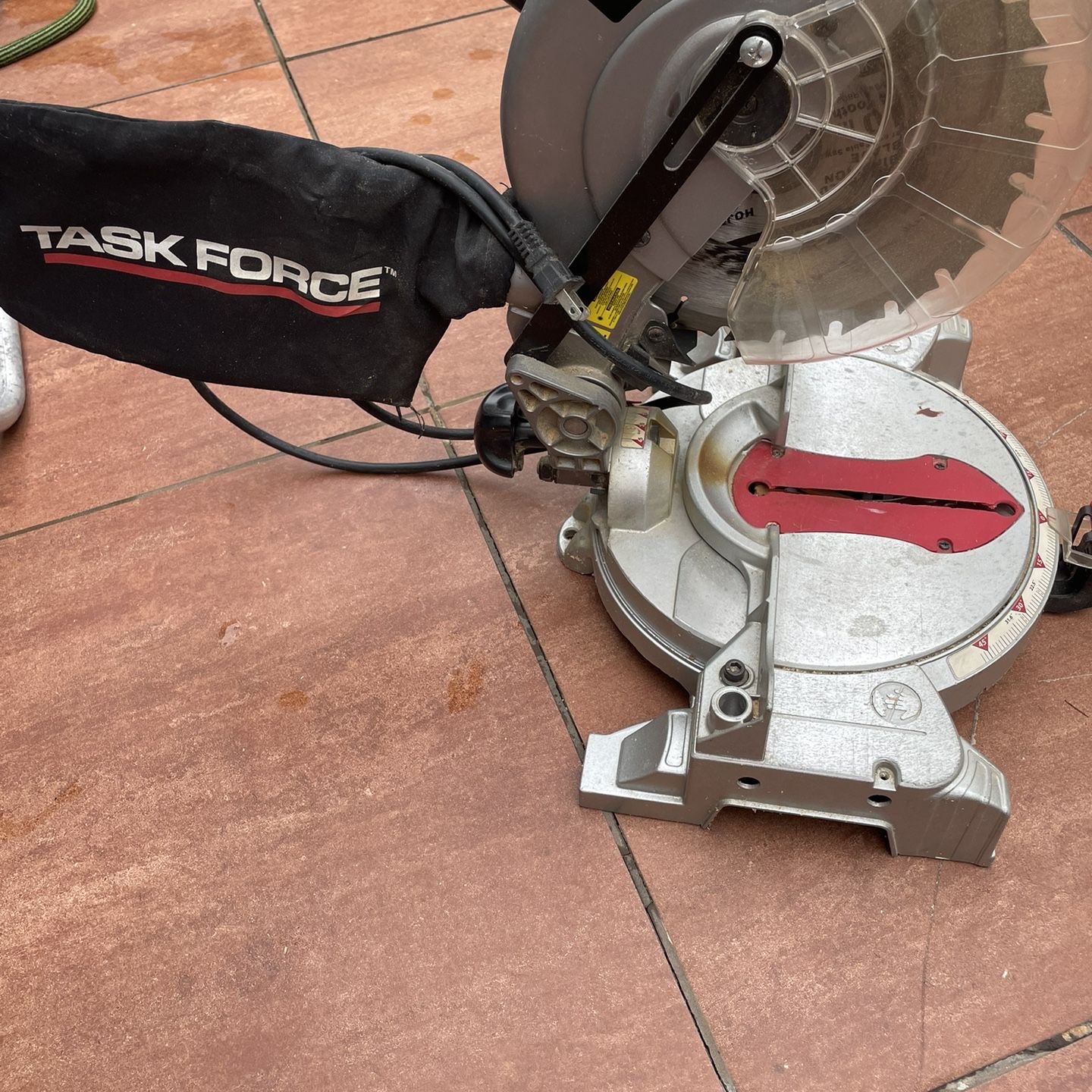 10in Compound Miter Saw With Laser Guide Task Force for Sale in Philadelphia PA OfferUp
