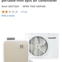Forest Air Mini Split Air conditioner for Sale in Quartz Hill CA OfferUp