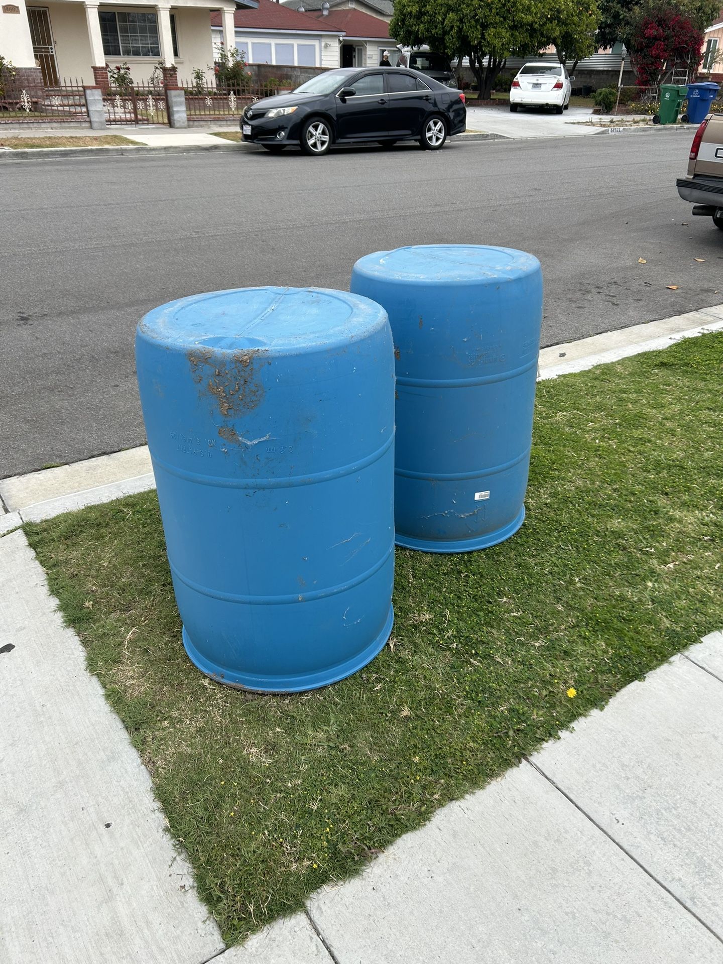 Water Drums. Free for Sale in Midway City, CA - OfferUp