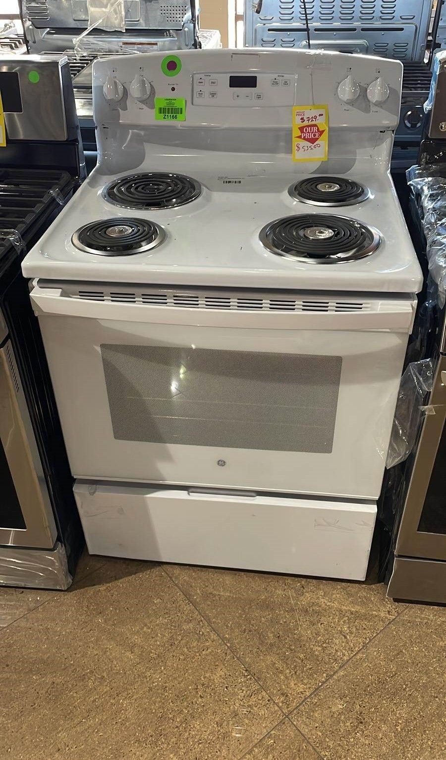 GE JBS360DMWW 30 in. 5.0 cu. ft. Electric Range Stove DPG2 for Sale in ...