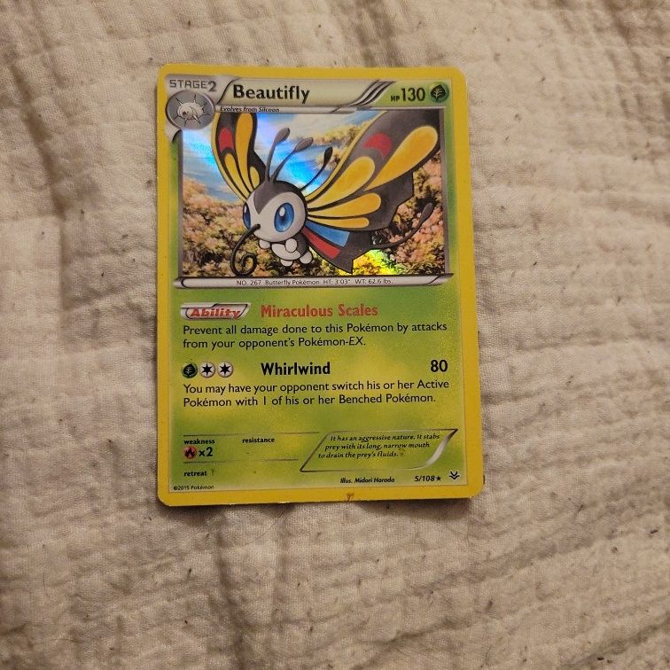 Beautifly Pokemon Card