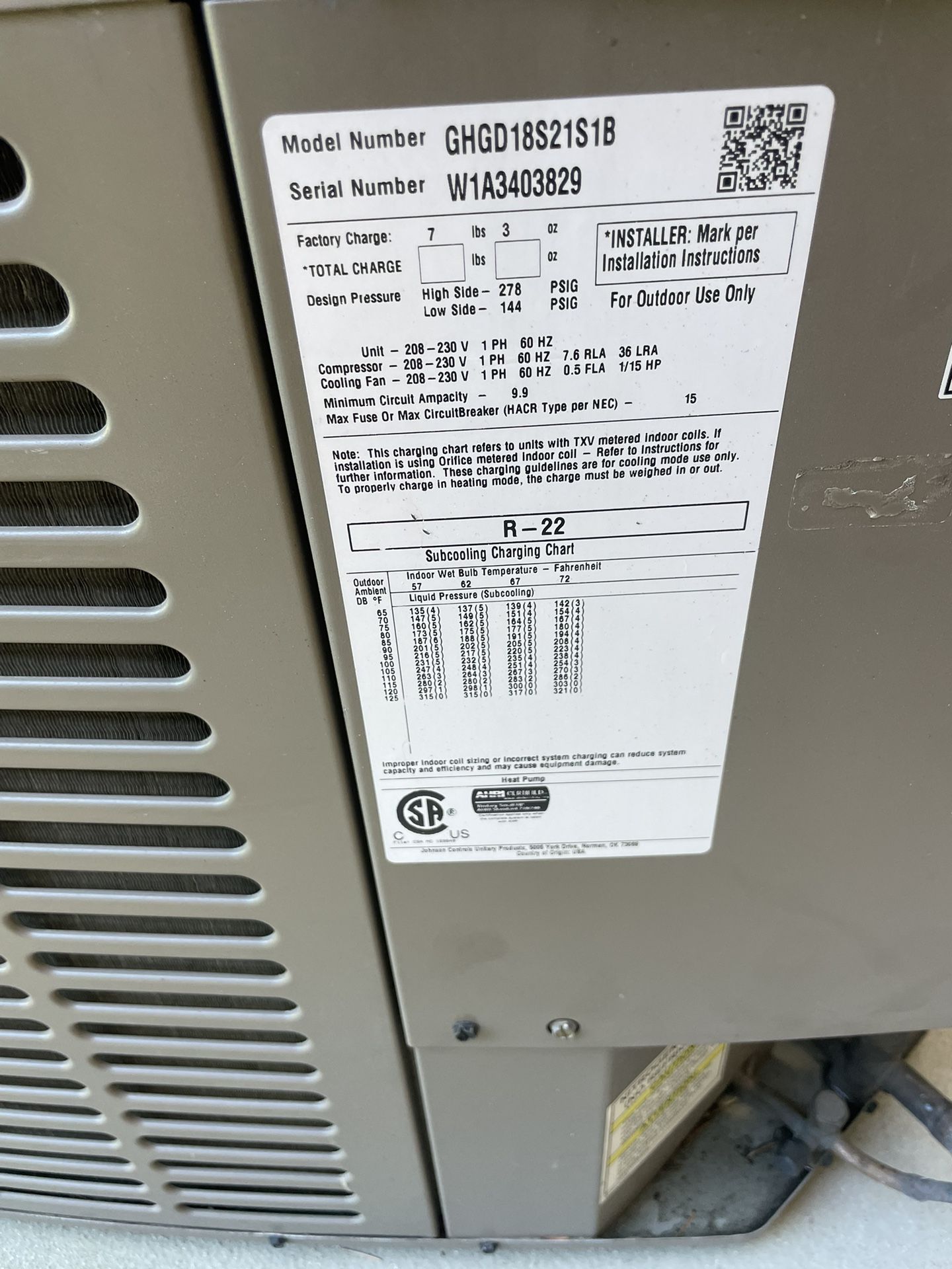 Heat Pump Condenser R22 2ton for Sale in Rosemead, CA - OfferUp