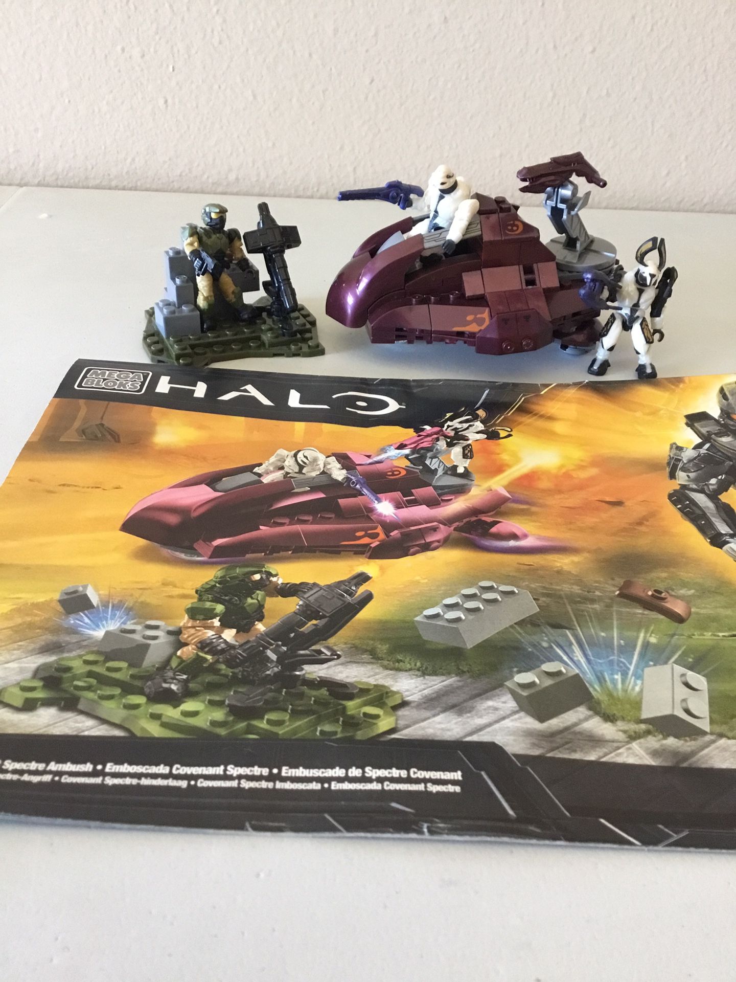 Mega Bloks Halo 97110 Covenant Spectre Ambush (183 pc) 2013 Collectors ...