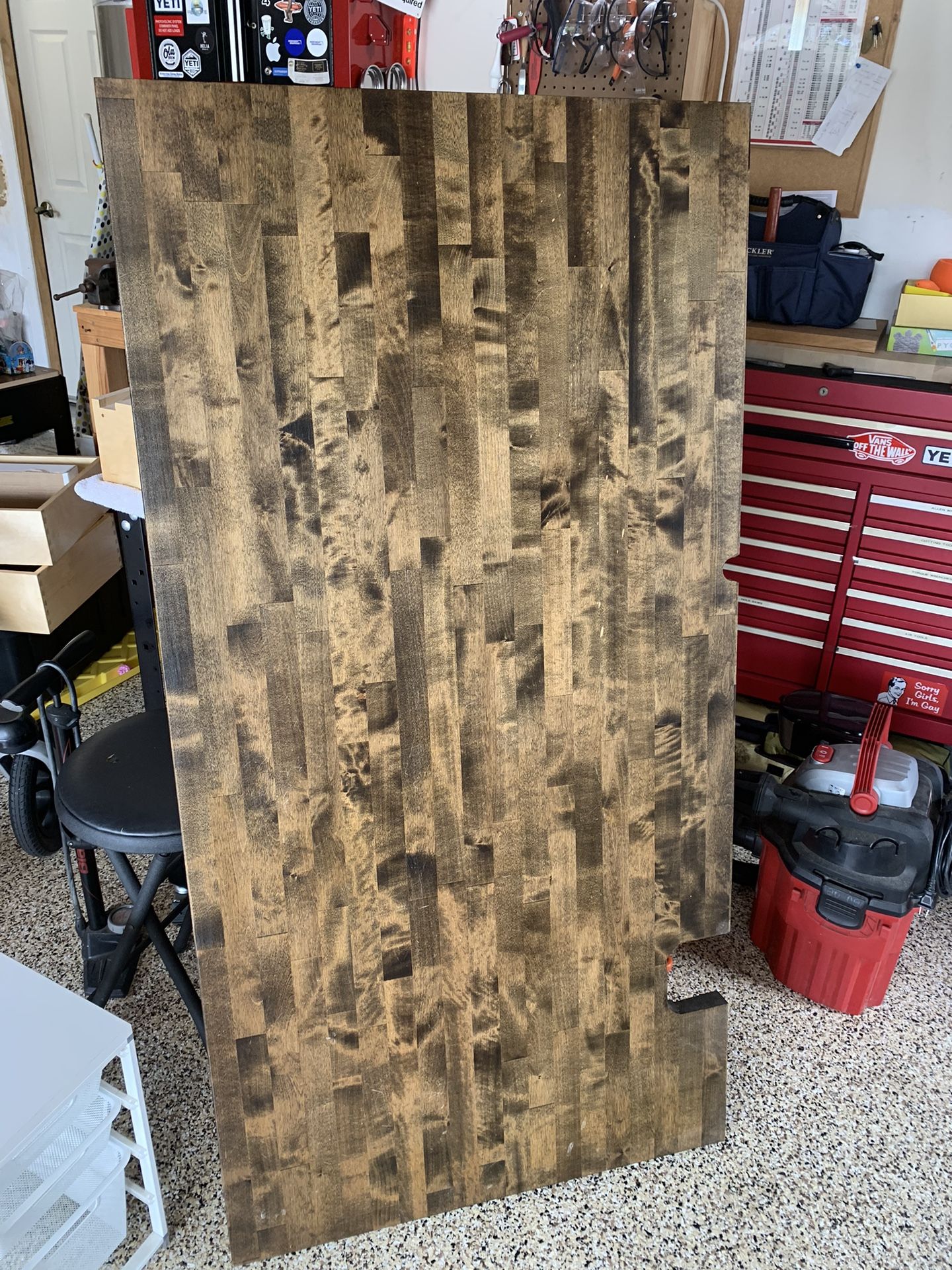 Stained Butcher Block Countertop for Sale in Huntington Beach, CA - OfferUp