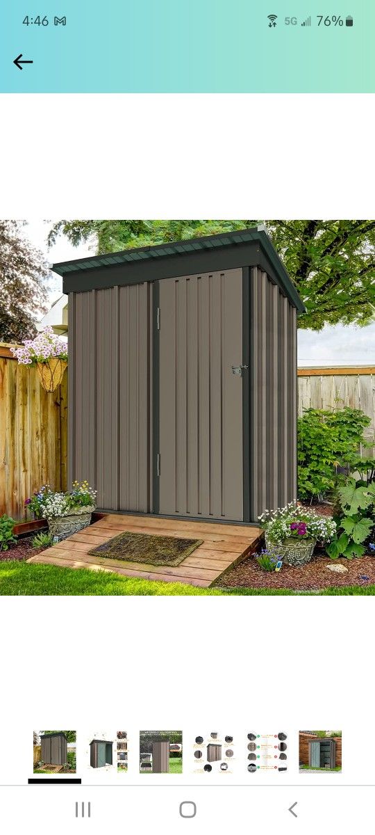 Pending Pickup- New In Box Galvanized Steel 3x5 Shed for Sale in Tacoma ...