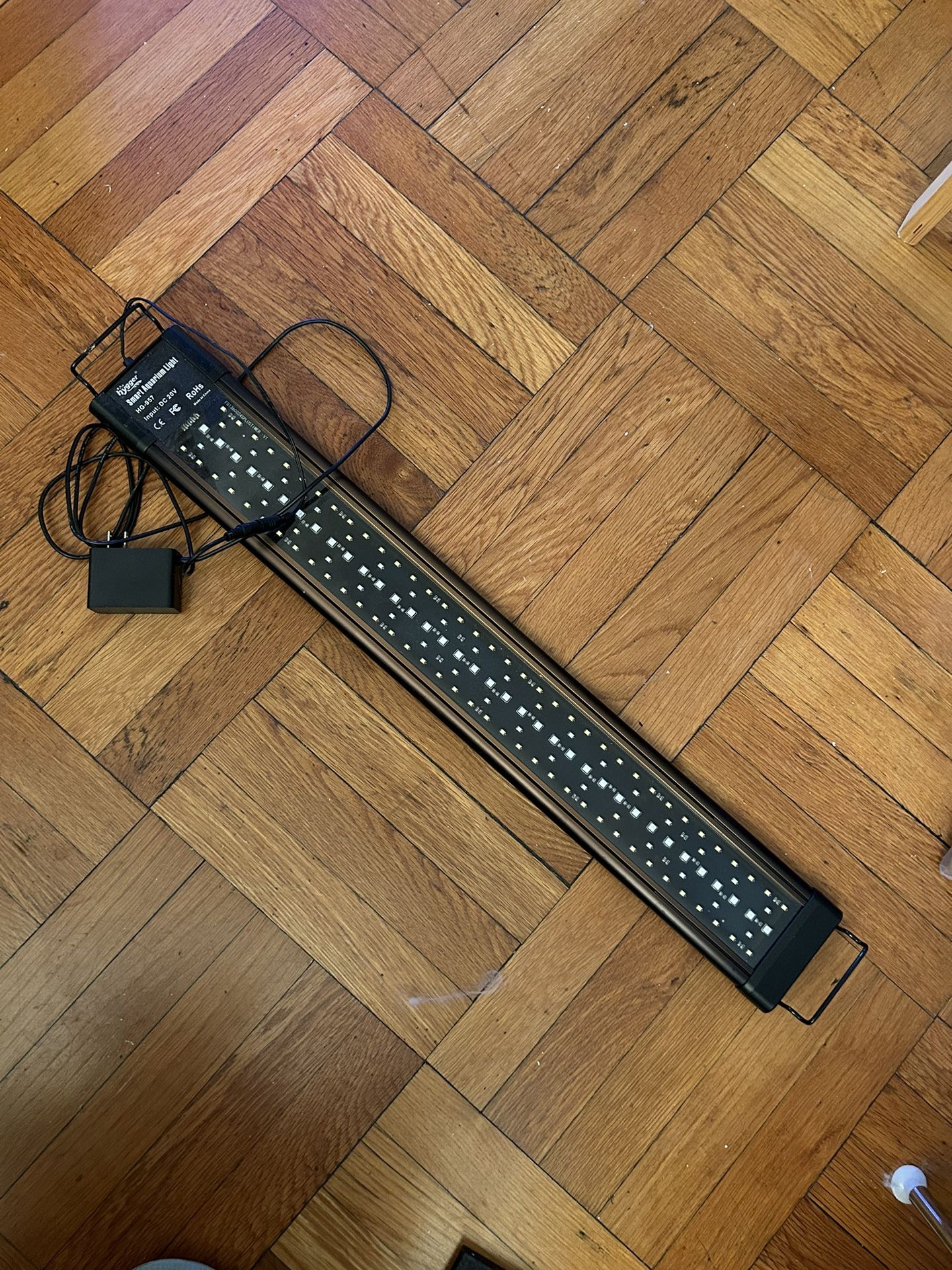 hygger Auto On OFF 30-Inch LED Aquarium Light Extendable Dimable 7 ...