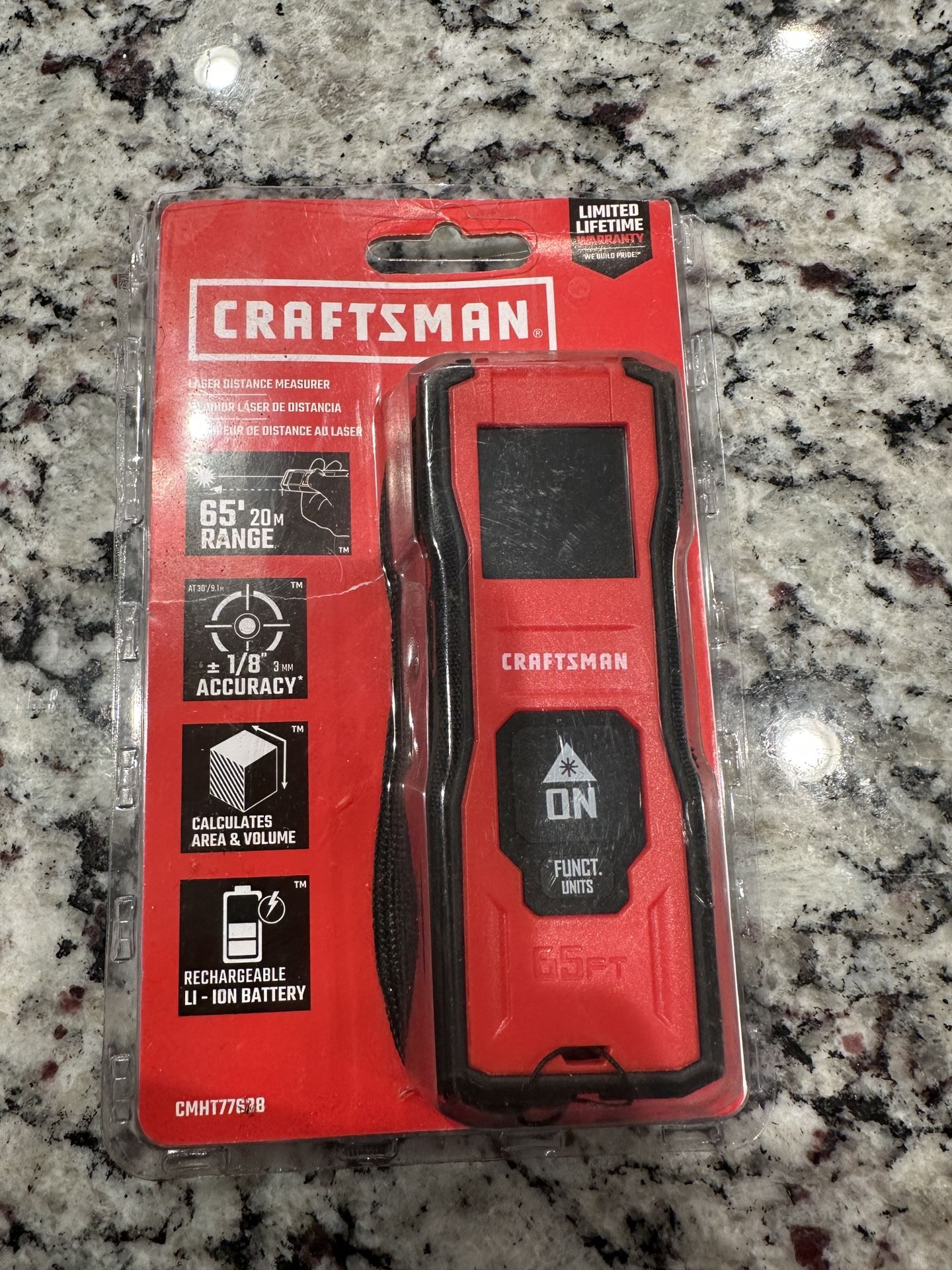 Craftsman 65 ft laser measure store