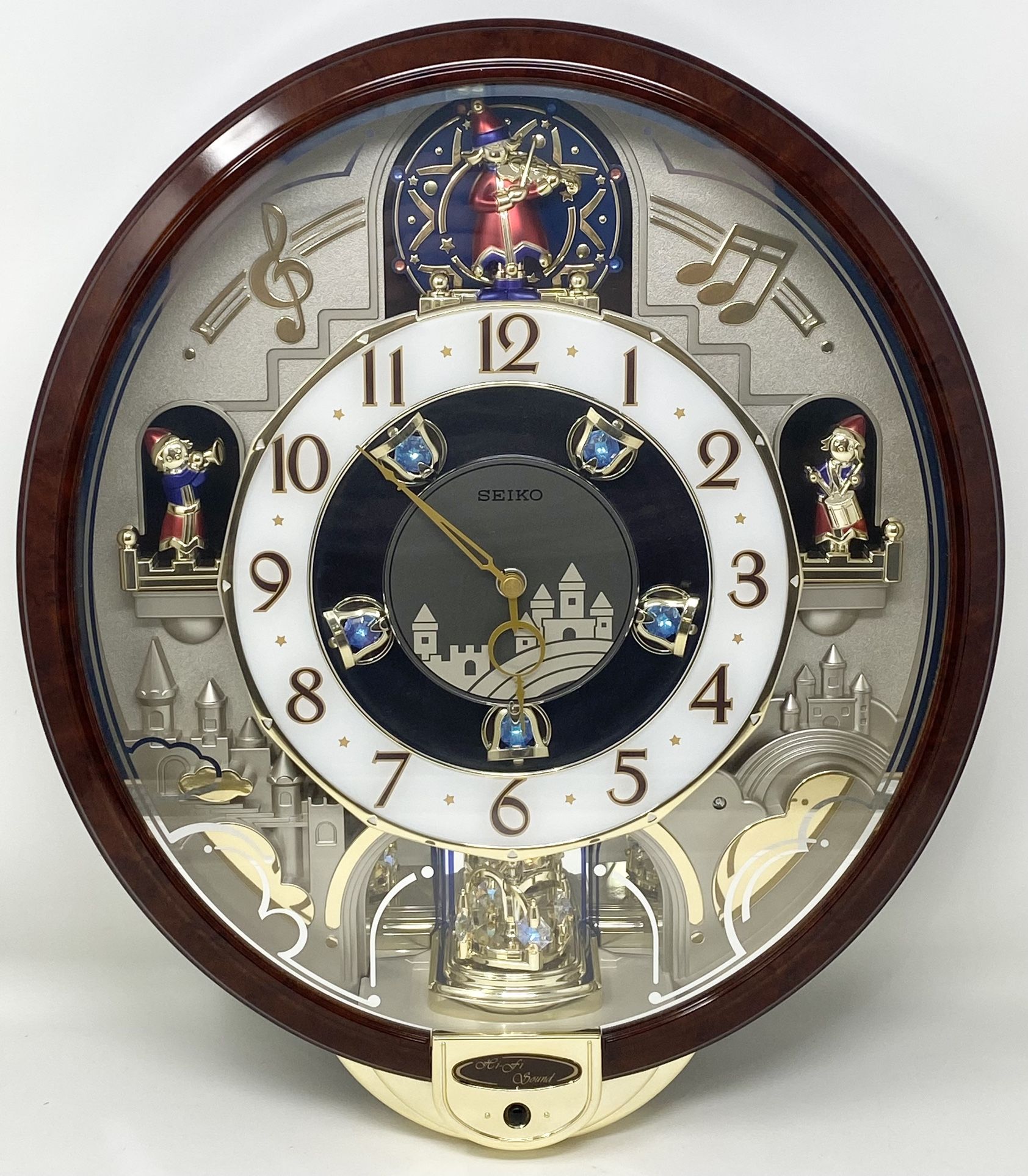 READ 1st - RARE Seiko QXM160BRH Melodies In Motion 6 Beatles Songs Wall ...