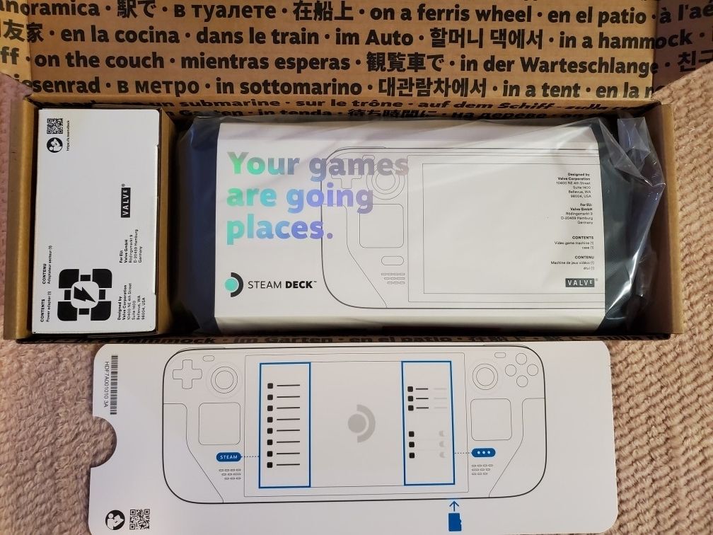 Brand New 512gb Valve Steam Deck & Case In Factory Sealed Box for Sale ...