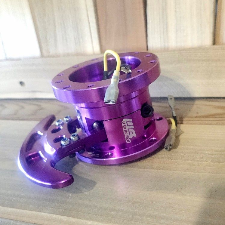 ☆BRAND NEW ☆ UNIVERSAL Works Bell Steering Wheel Flip Up (Quick Release ...