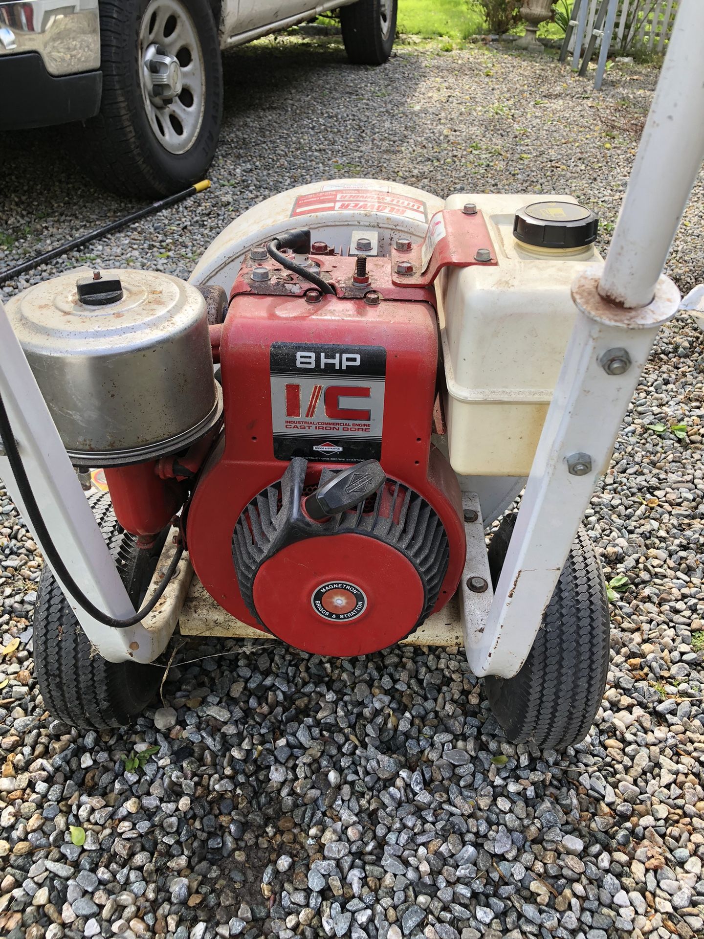Little wonder push blower store