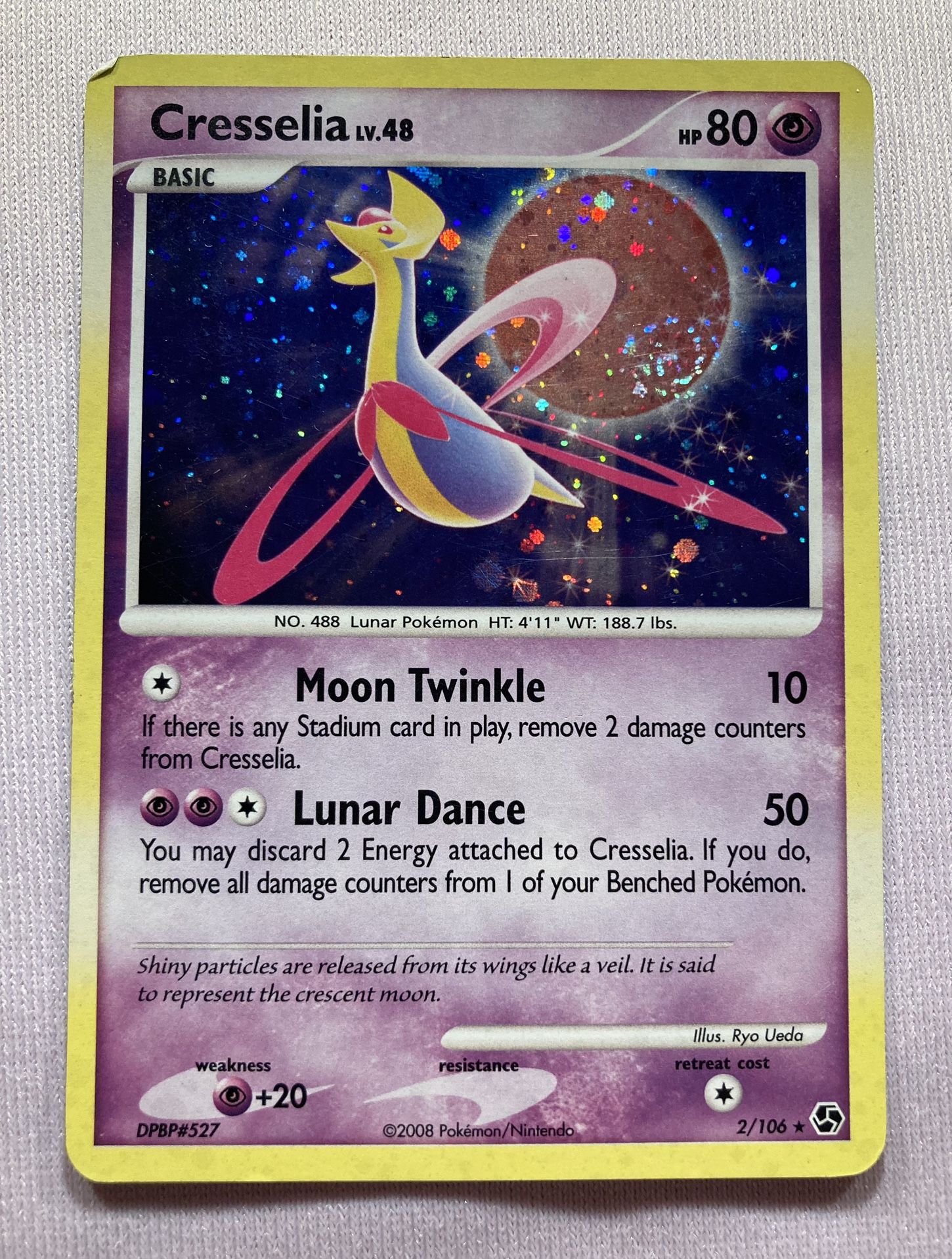 Cresselia Pokemon Card