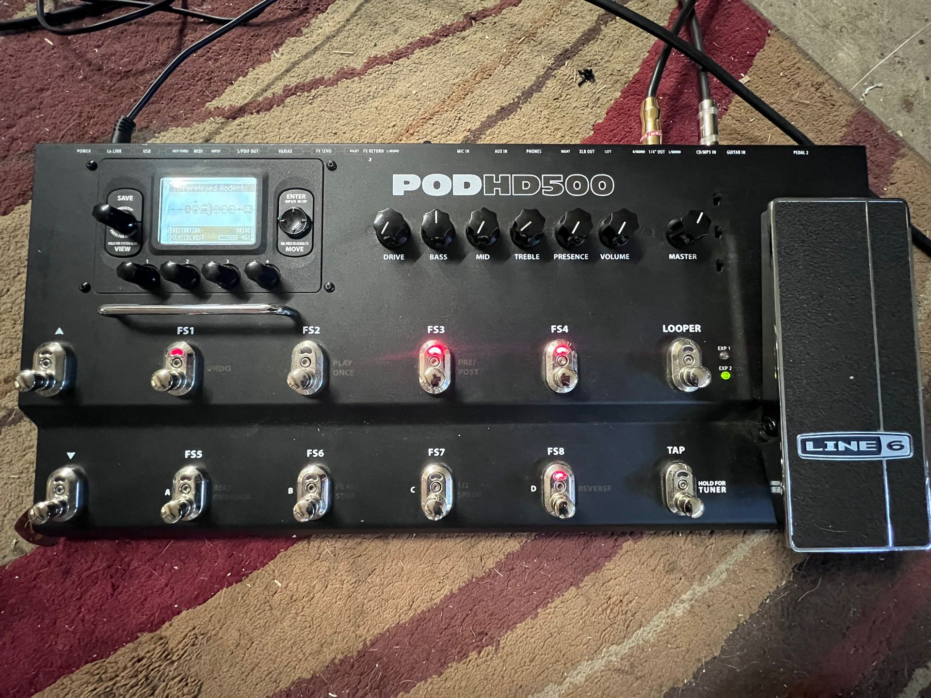 Make An Offer Line 6 Pod Hd500 Electric Guitar Amp And Effects Modeler ...