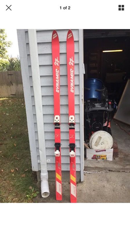 77" DYNAMIC EQUIPE GEANT VR27, MASTER CONTROL DYNAMIC RACING SKIS for ...