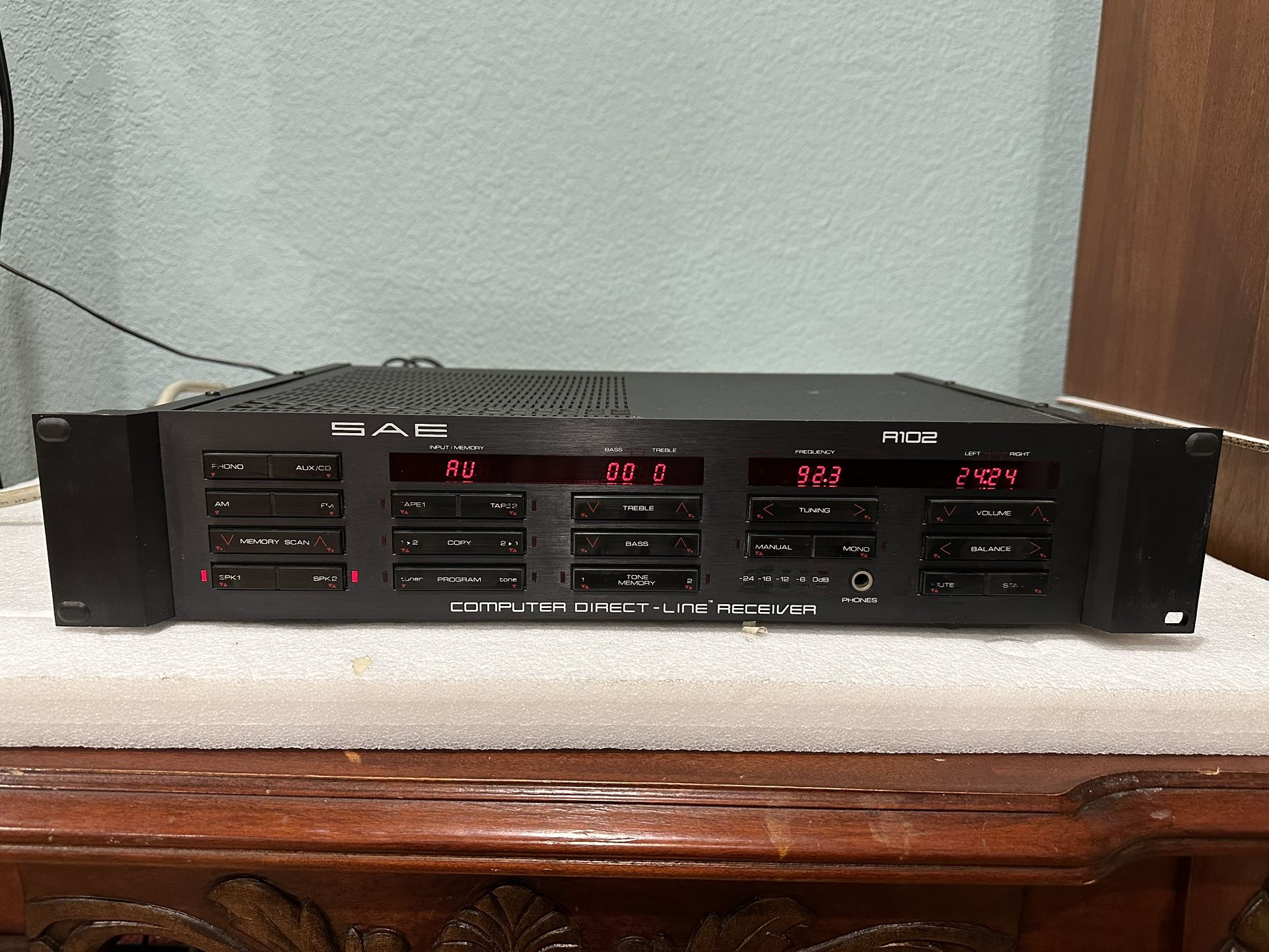 Vintage SAE SCIENTIFIC AUDIO ELECTRONICS R102 RECEIVER AMPLIFIER for ...