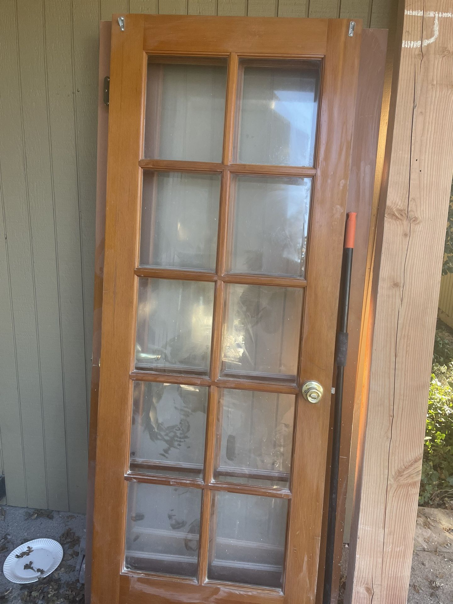 Custom Made Cherry Wood Glass Door for Sale in Stockton, CA - OfferUp