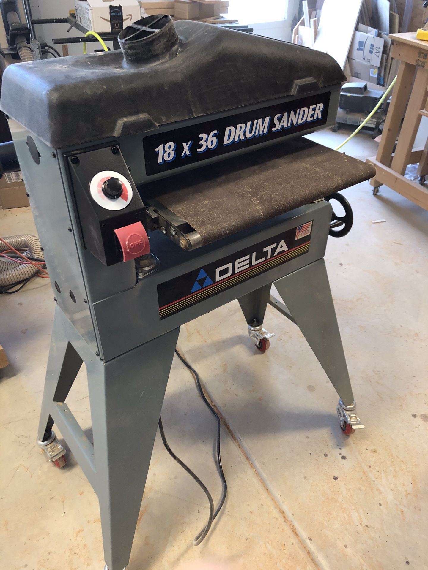 Drum Sander Feed Belt Conveyor For Newer JET JWDS-2244 Drum Sander, 22