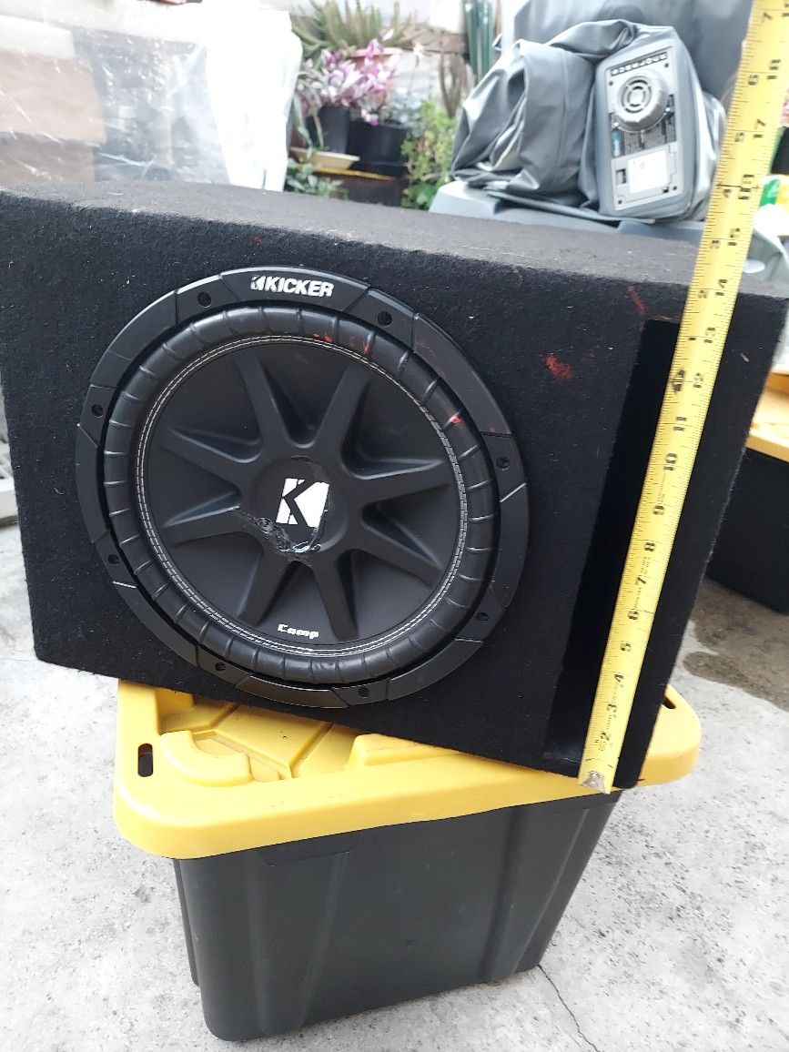 Kicker Comp 12" Subwoofer With Ported Box for Sale in Fullerton, CA ...